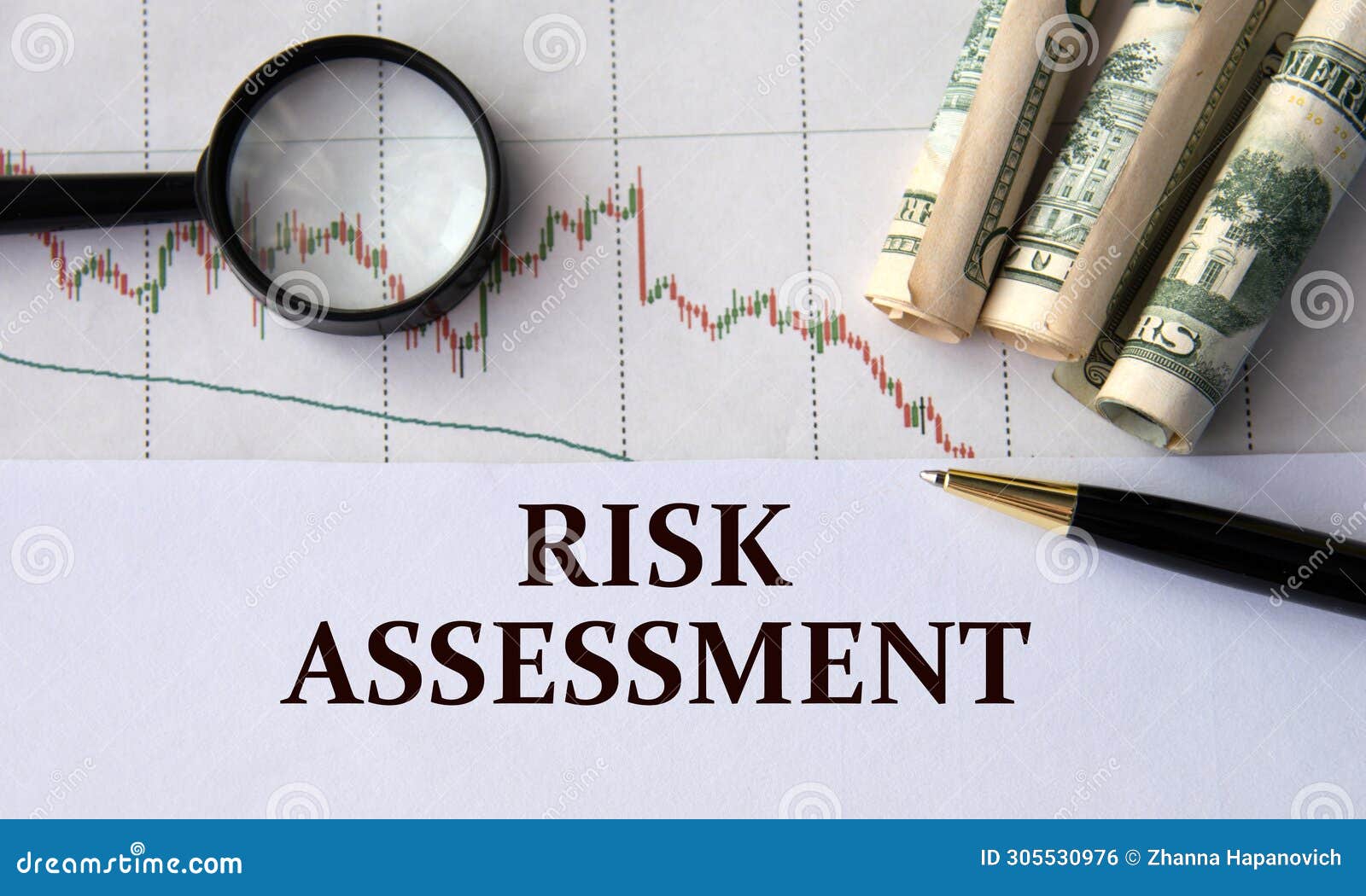 RISK ASSESSMENT - Words On A White Sheet Against The Background Of A ... RISK ASSESSMENT - Words On A White Sheet Against The Background Of A ...
