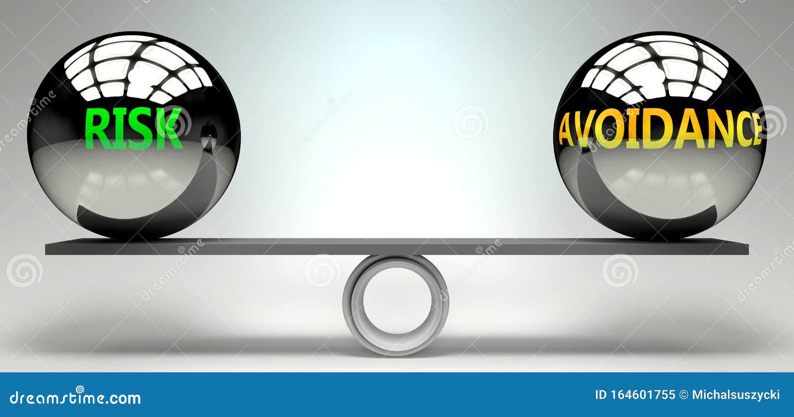 Risk and Avoidance Balance, Harmony and Relation Pictured As Two Equal ...