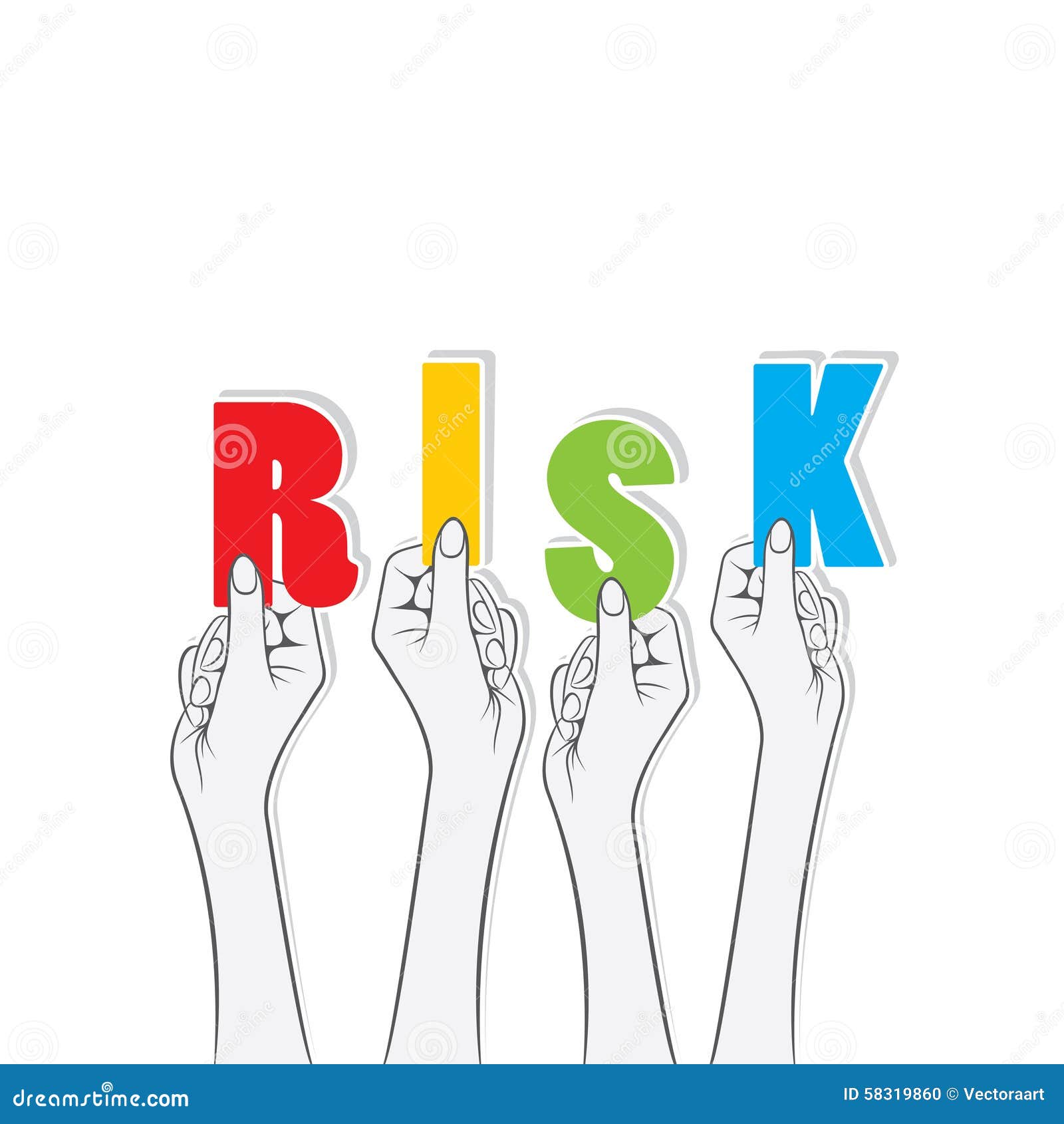 Risk banner concept design stock vector. Illustration of business ...
