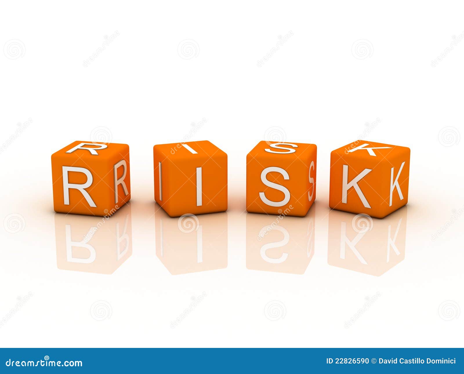 Risk Blocks stock illustration. Illustration of abstract - 22826590