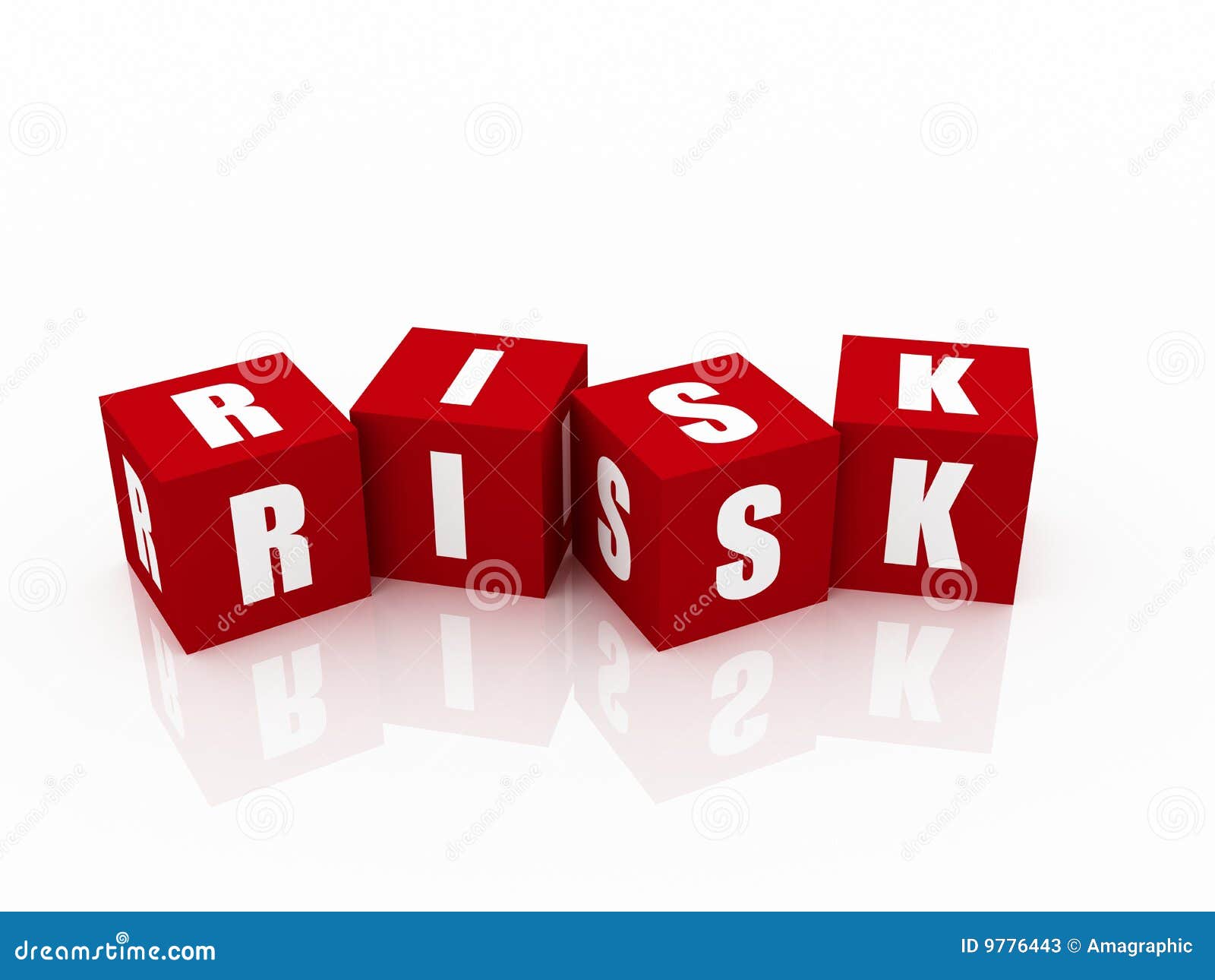 Risk Blocks stock illustration. Illustration of block - 9776443