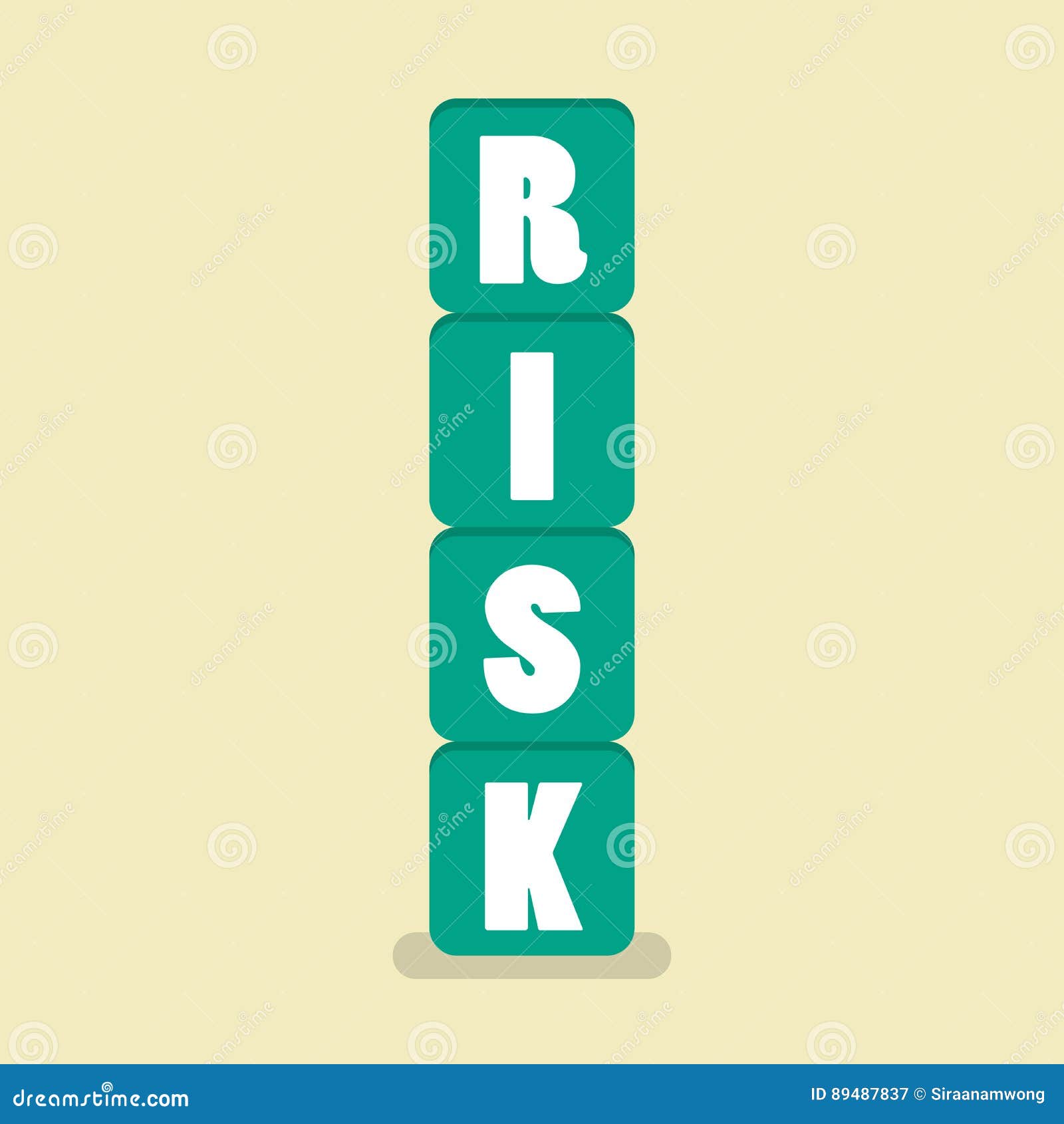 Risk Blocks Royalty-Free Stock Photo | CartoonDealer.com #27543063