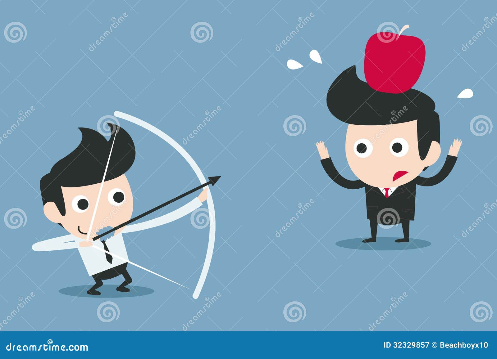 Business Partner Cartoon Illustration. Professional Businessman And ...