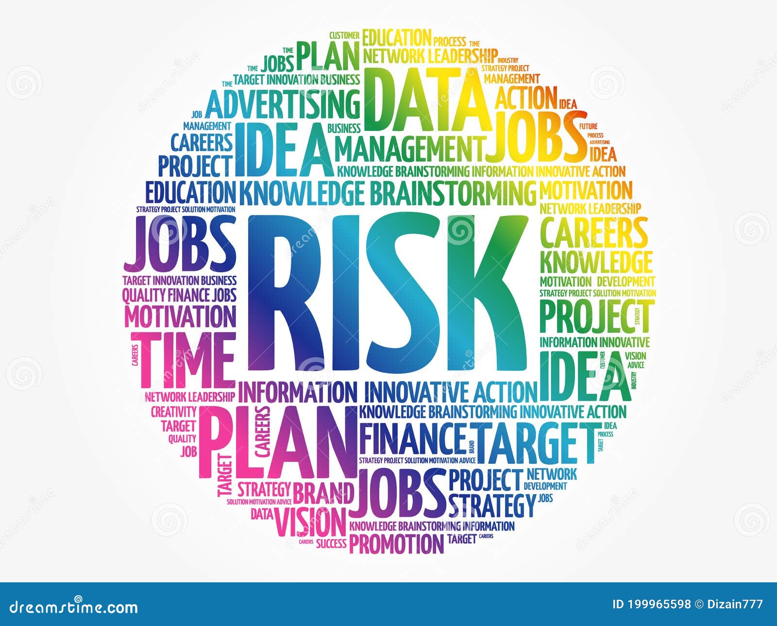 Risk Circle Stamp Word Cloud Stock Illustration - Illustration of ...