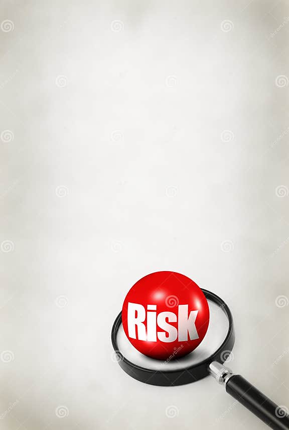 Risk Concept on Abstract Background Stock Image - Image of grey ...