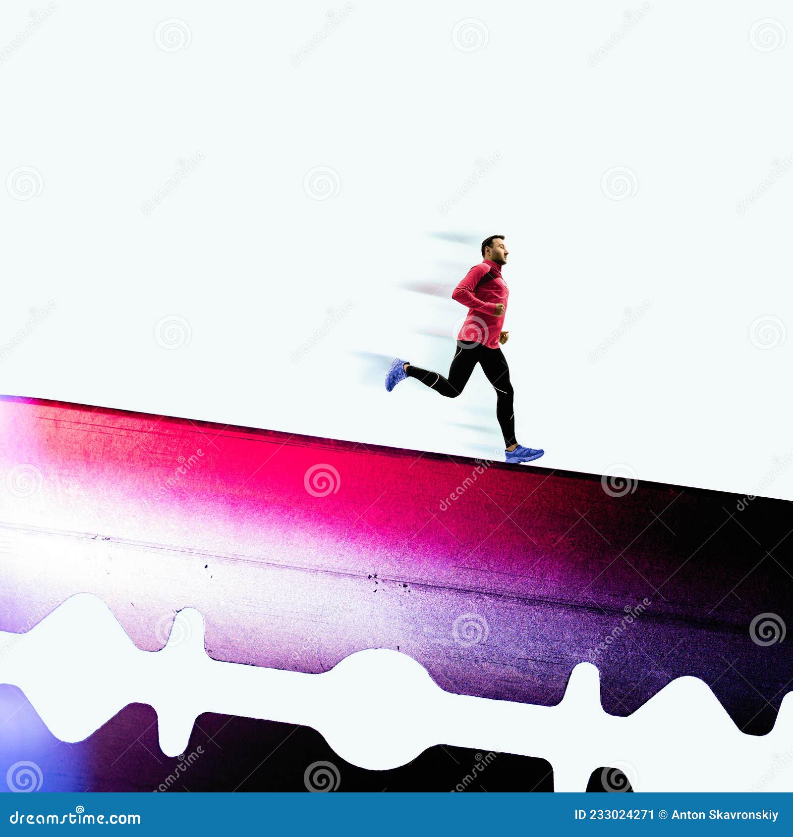 Risk Concept, Business Courage. Art Collage. Stock Image - Image of ...