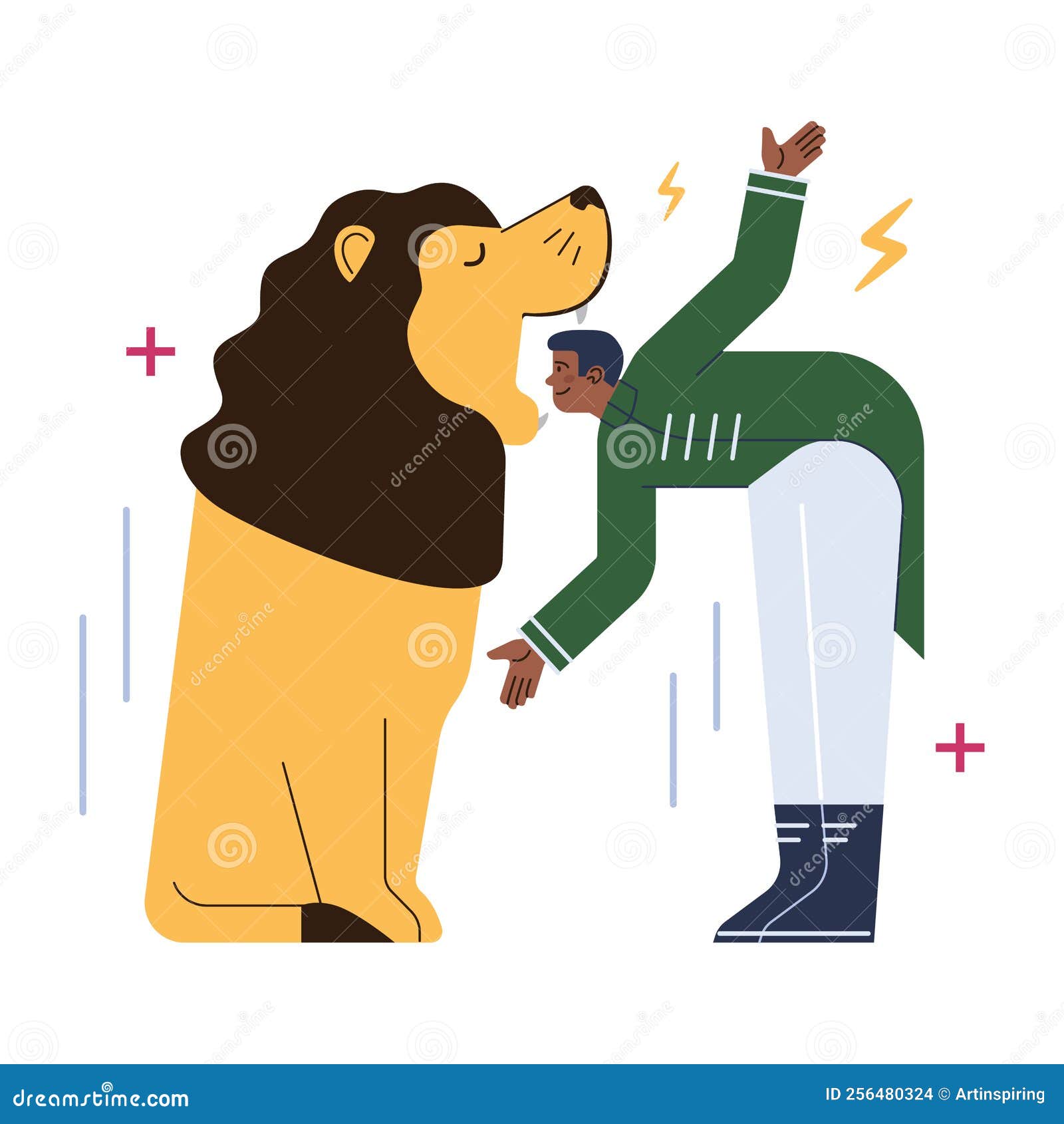 Risk Concept. Challenge, Danger or Difficulty To Overcome Stock Vector ...