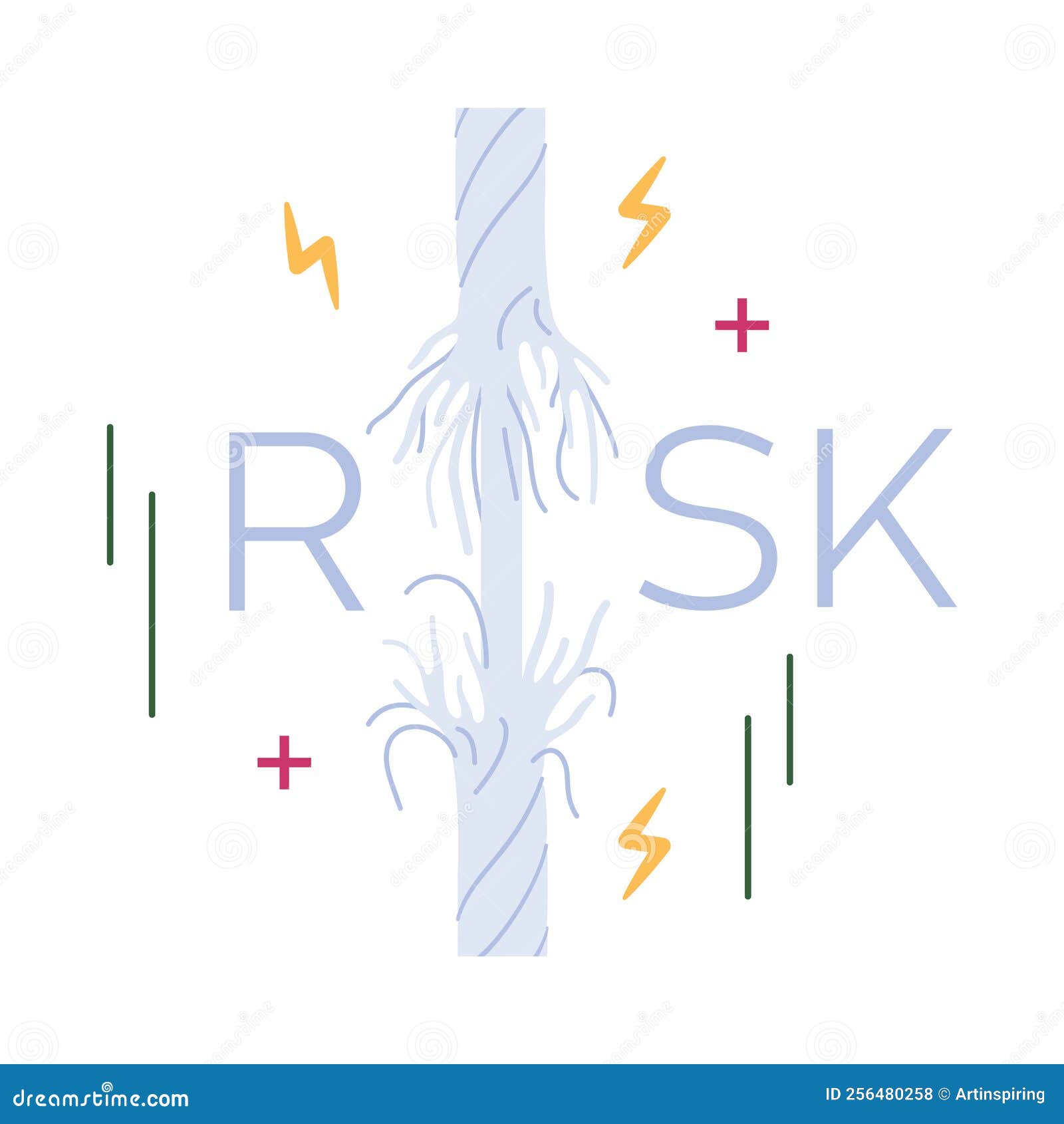 Risk Concept. Challenge, Danger or Difficulty To Overcome Stock Vector ...