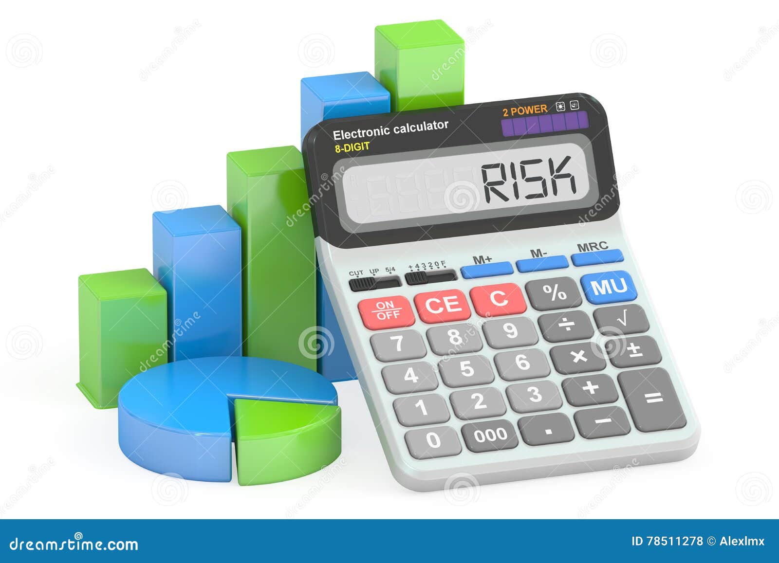 Risk concept, 3D rendering stock illustration. Illustration of business ...