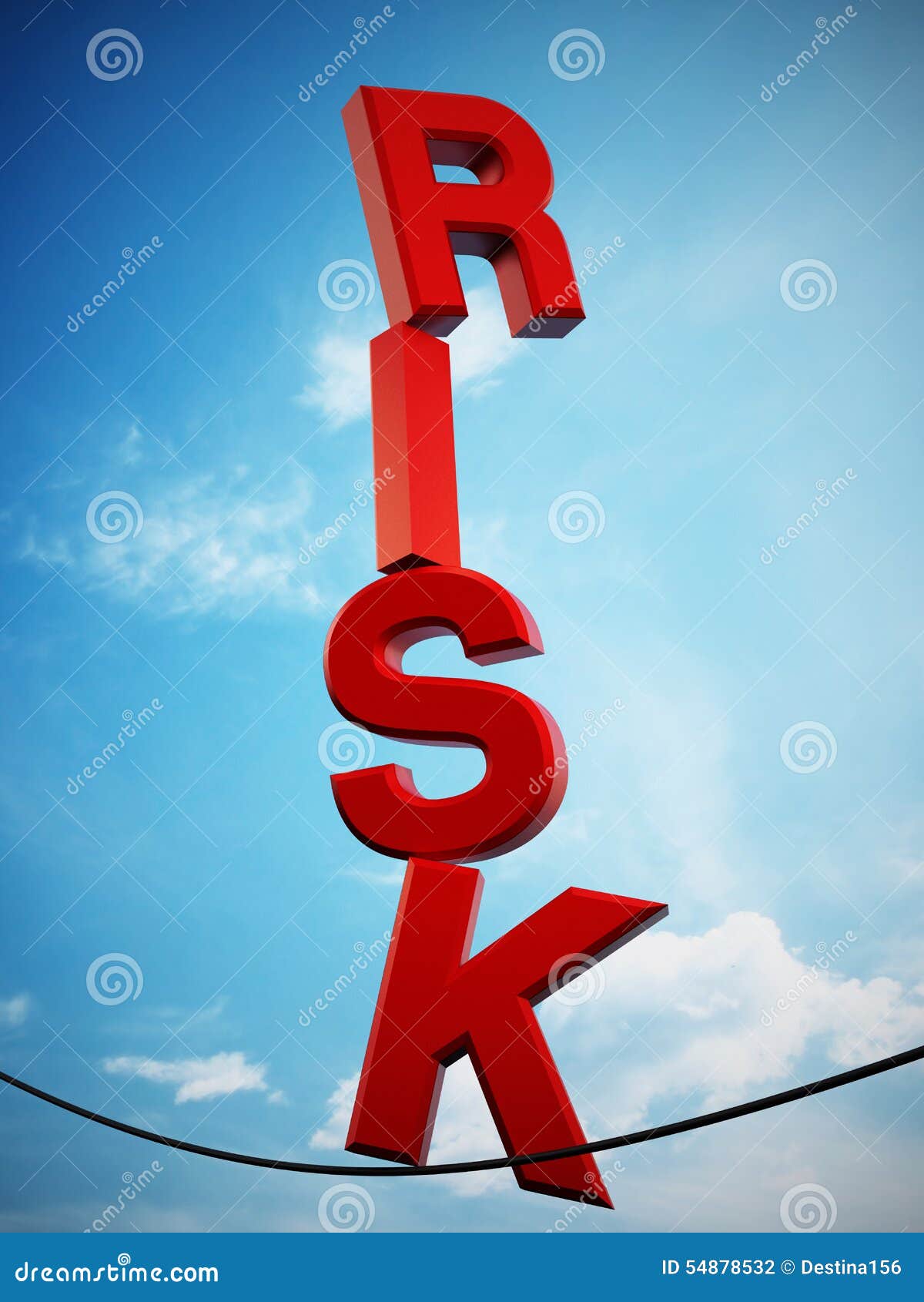RISK concept stock illustration. Illustration of risk - 54878532