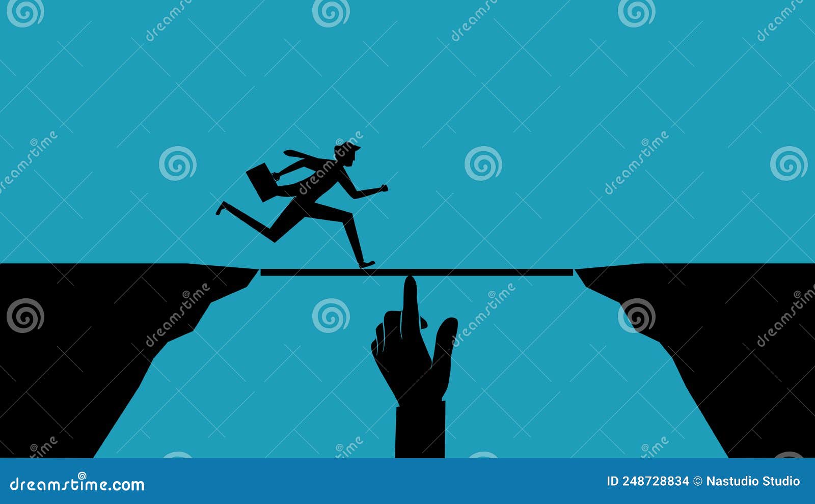 Risk Control. Helping or Consulting in Business Stock Vector ...