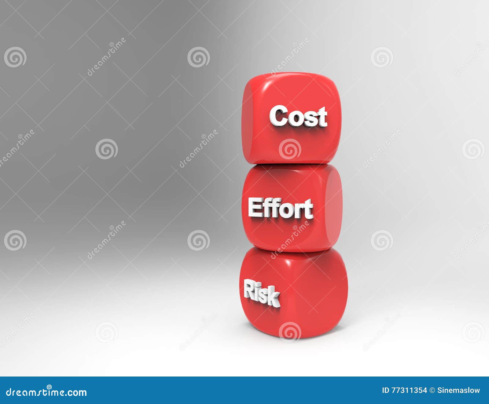 Effort Word Made Of 3D Spheres On White Stock Image | CartoonDealer.com ...