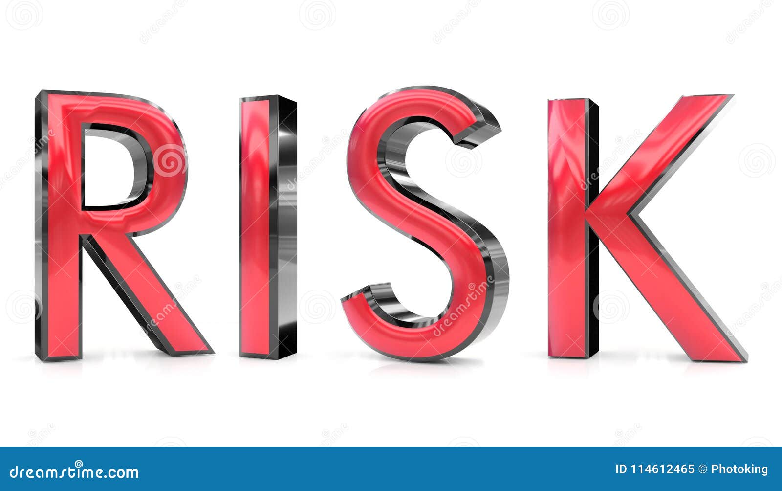 Risk 3d word stock illustration. Illustration of background - 114612465