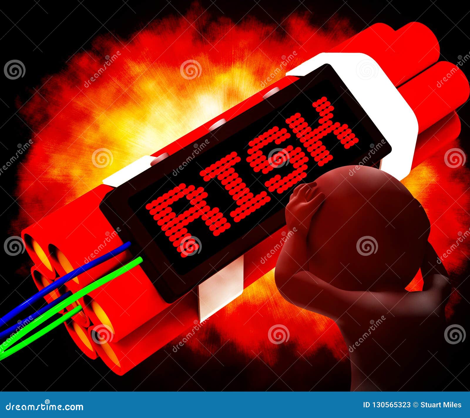 Risk on Dynamite Showing Unstable Situation 3d Rendering Stock ... Risk on Dynamite Showing Unstable Situation 3d Rendering Stock ...