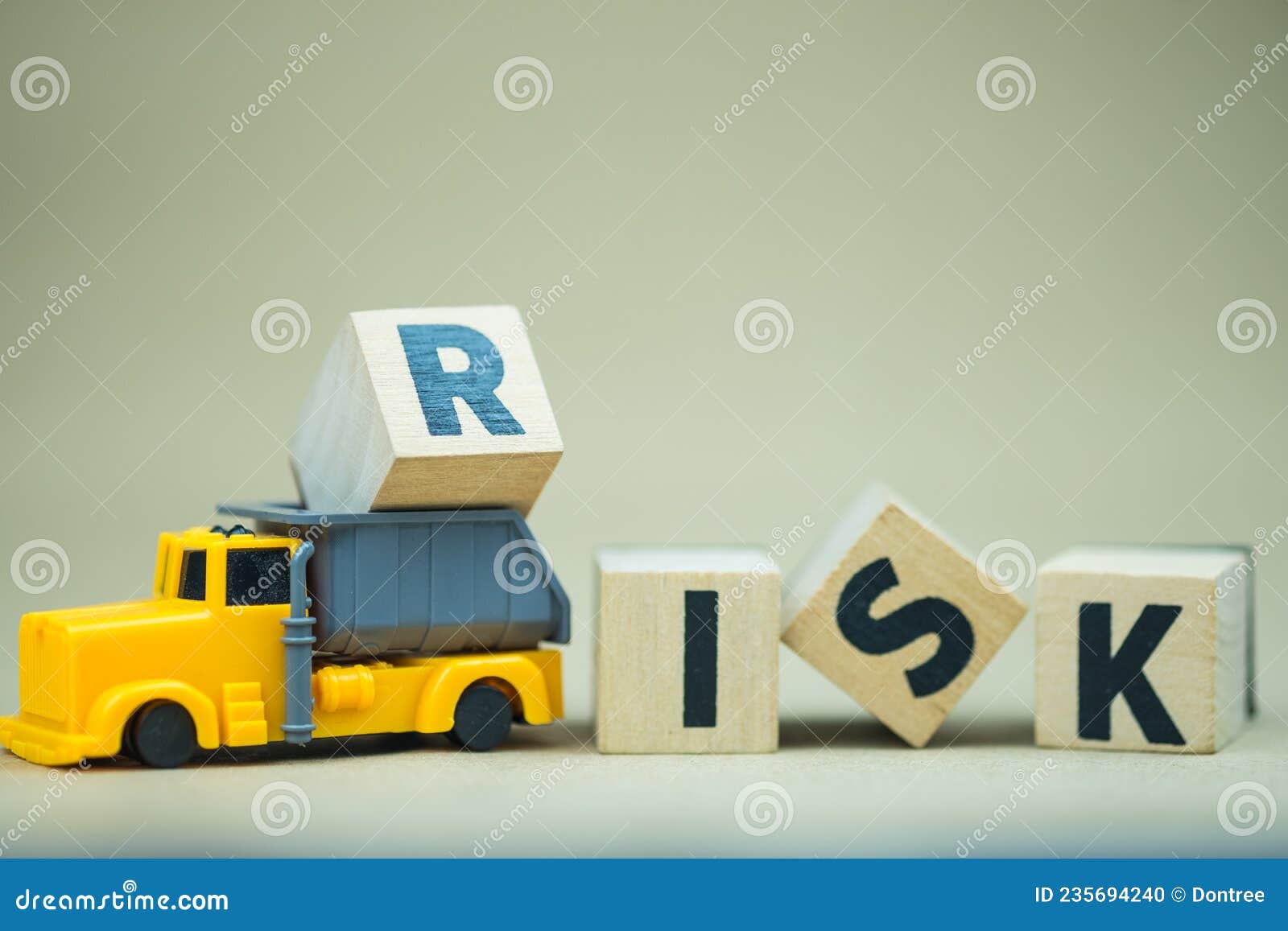 Risk Evaluation Concept Moving by Pickup Truck Stock Photo - Image of ...