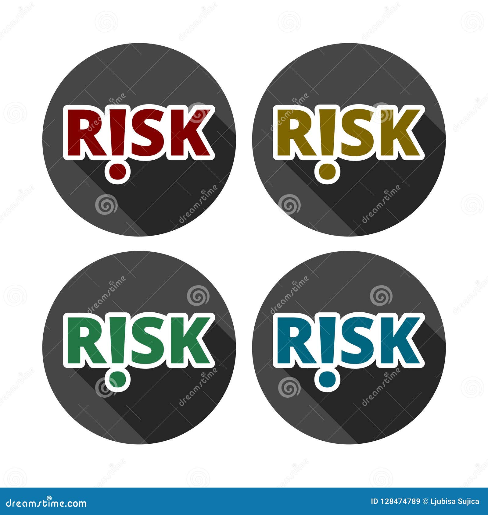 Risk!, Exclamation Risk Sign Stock Vector - Illustration of alert, oops ...