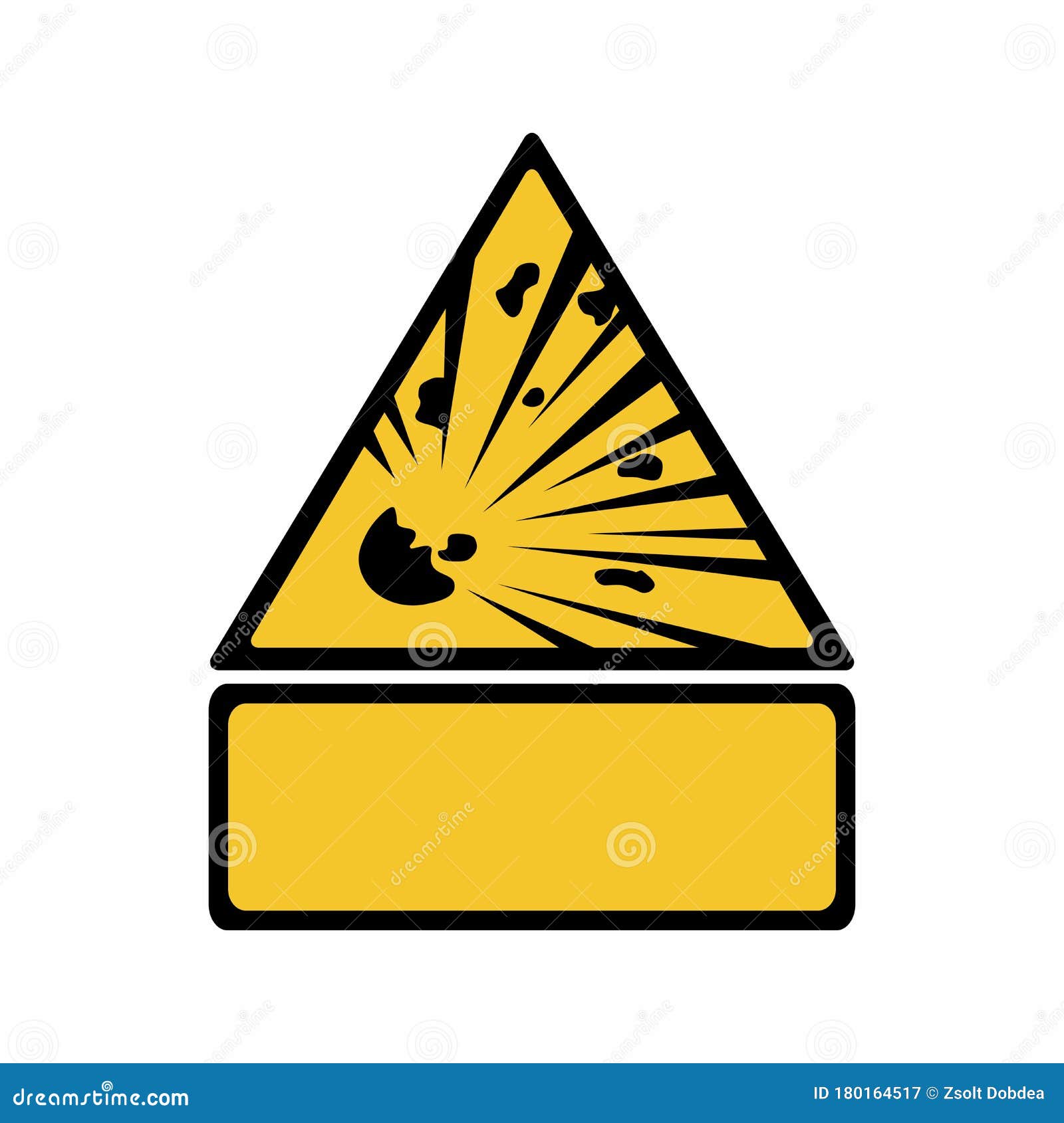 Risk Of Explosion - Triangle Sign Royalty-Free Stock Photo ...