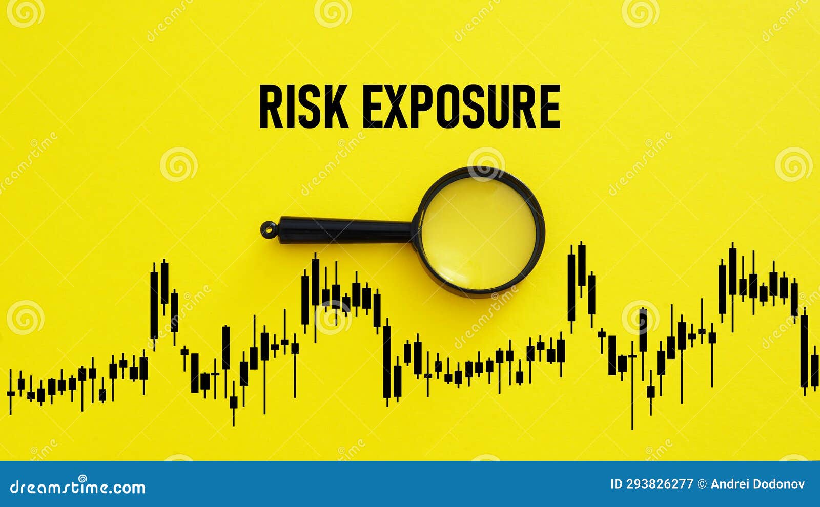 Risk Exposure is Shown Using the Text and Picture of Chart Stock Image ...