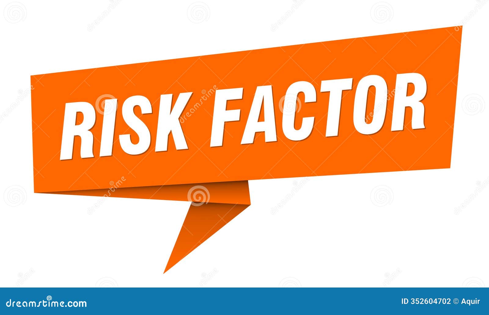 Risk Factor Banner. Risk Factor Speech Bubble, Label, Sticker, Sign ...