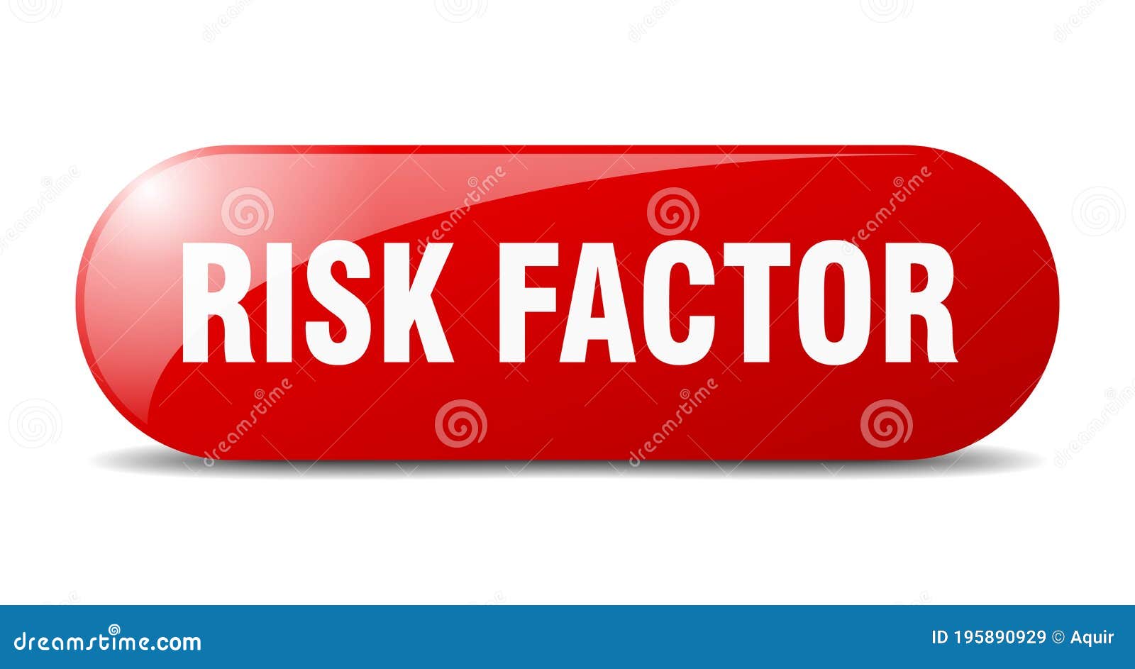 Risk Factor Button. Sticker. Banner. Rounded Glass Sign Stock Vector ...