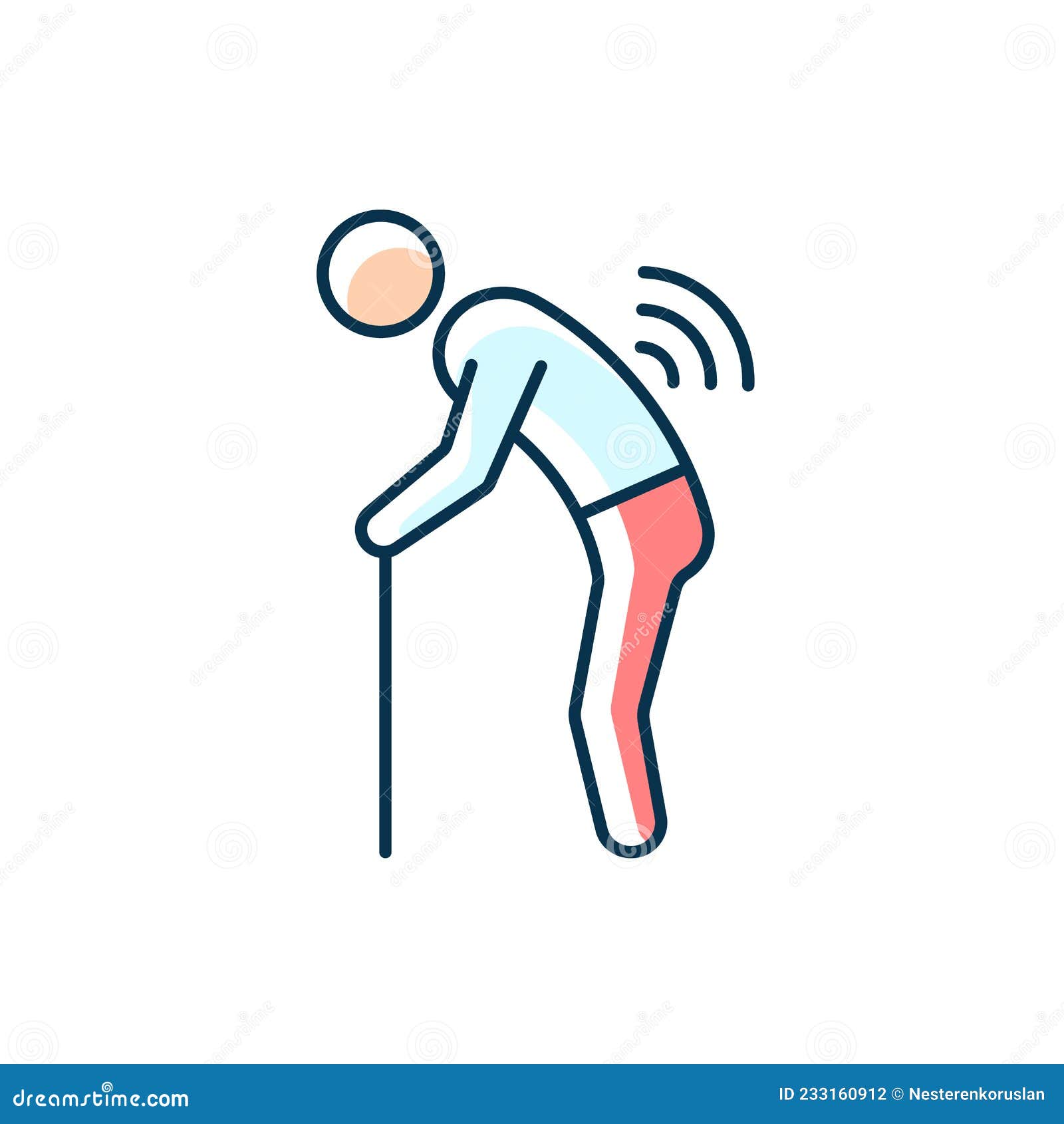 Risk Factor Linked To Age RGB Color Icon Stock Vector - Illustration of ...