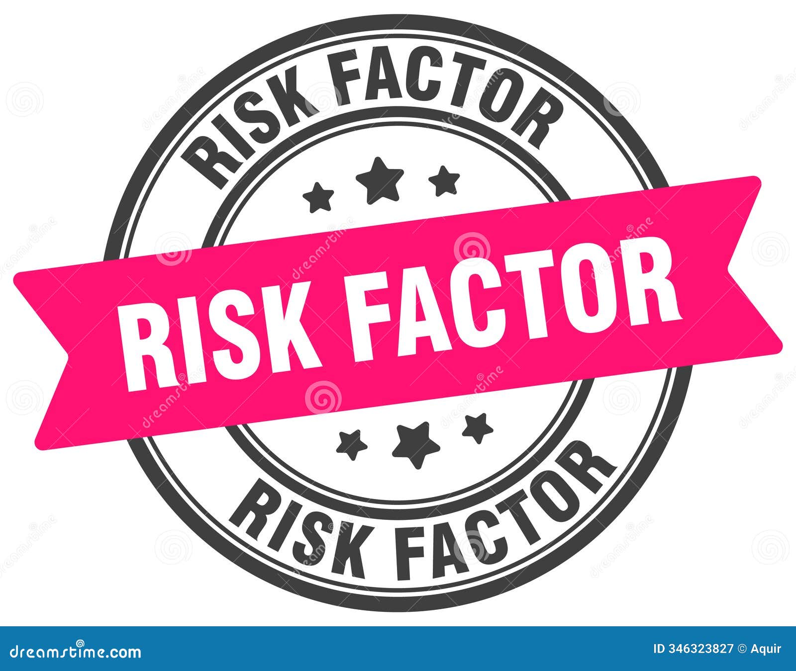 Risk Factor Stamp. Risk Factor Label on Transparent Background. Round ...
