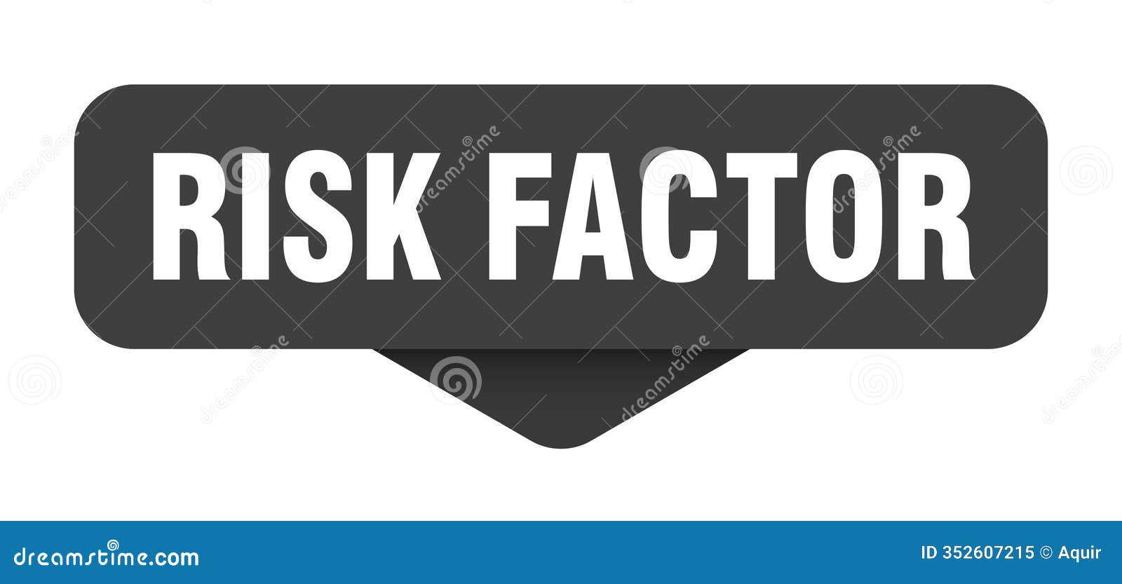 Risk Factor Sticker. Risk Factor Sign on Transparent Background Stock ...
