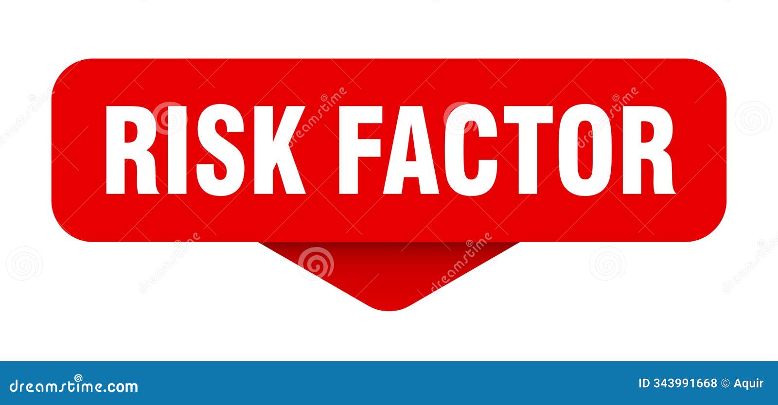 Risk Factor Sticker. Risk Factor Sign on Transparent Background Stock ...