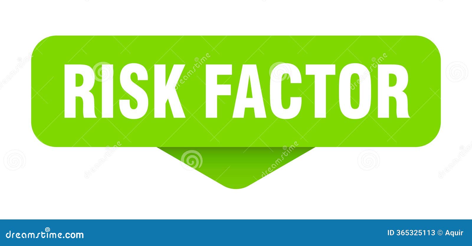 Risk Factor Rectangular Sign. Risk Factor Stamp Cartoon Vector ...