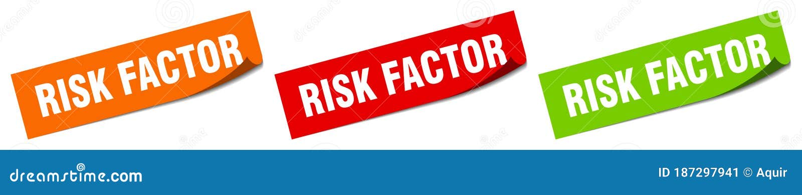 Risk Factor Sticker. Risk Factor Square Isolated Sign Stock Vector ...