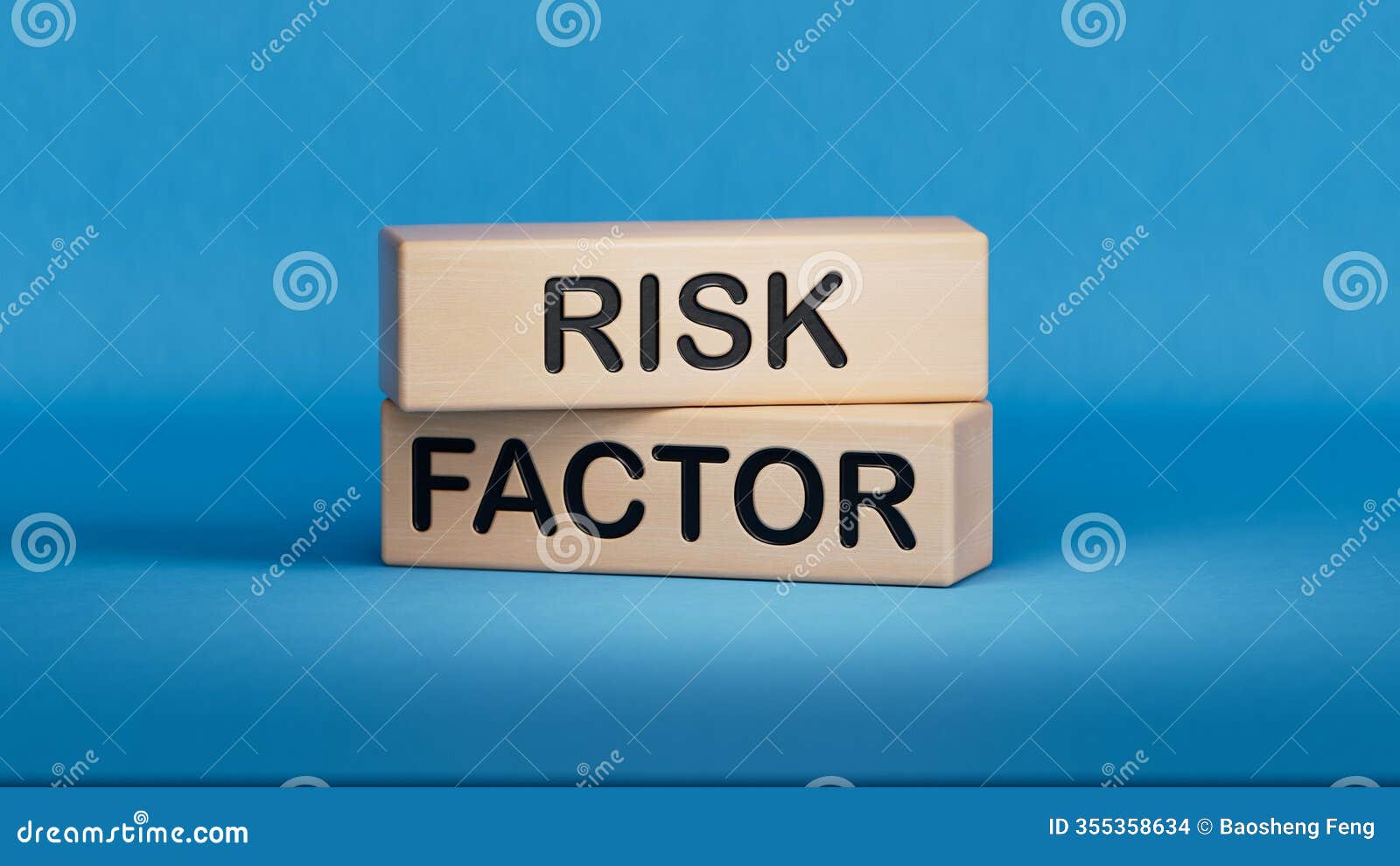 Risk Factor Symbol. Concept Word Risk Factor on Wooden Blocks.Medicine ...