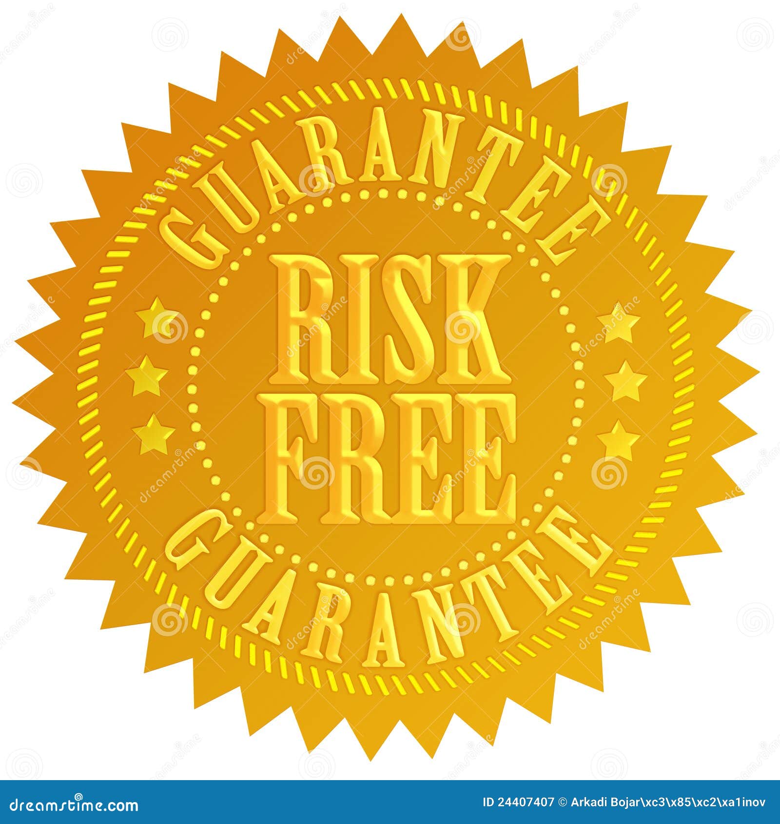 Risk free icon stock illustration. Illustration of online - 24407407
