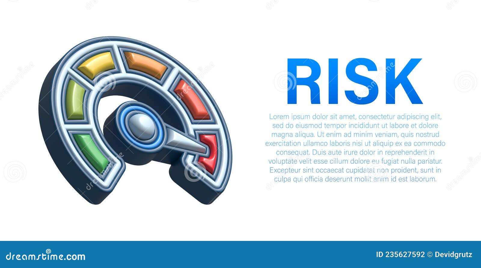 Risk Icon on Speedometer. High Risk Meter. 3D Illustration. Stock ... Risk Icon on Speedometer. High Risk Meter. 3D Illustration. Stock ...