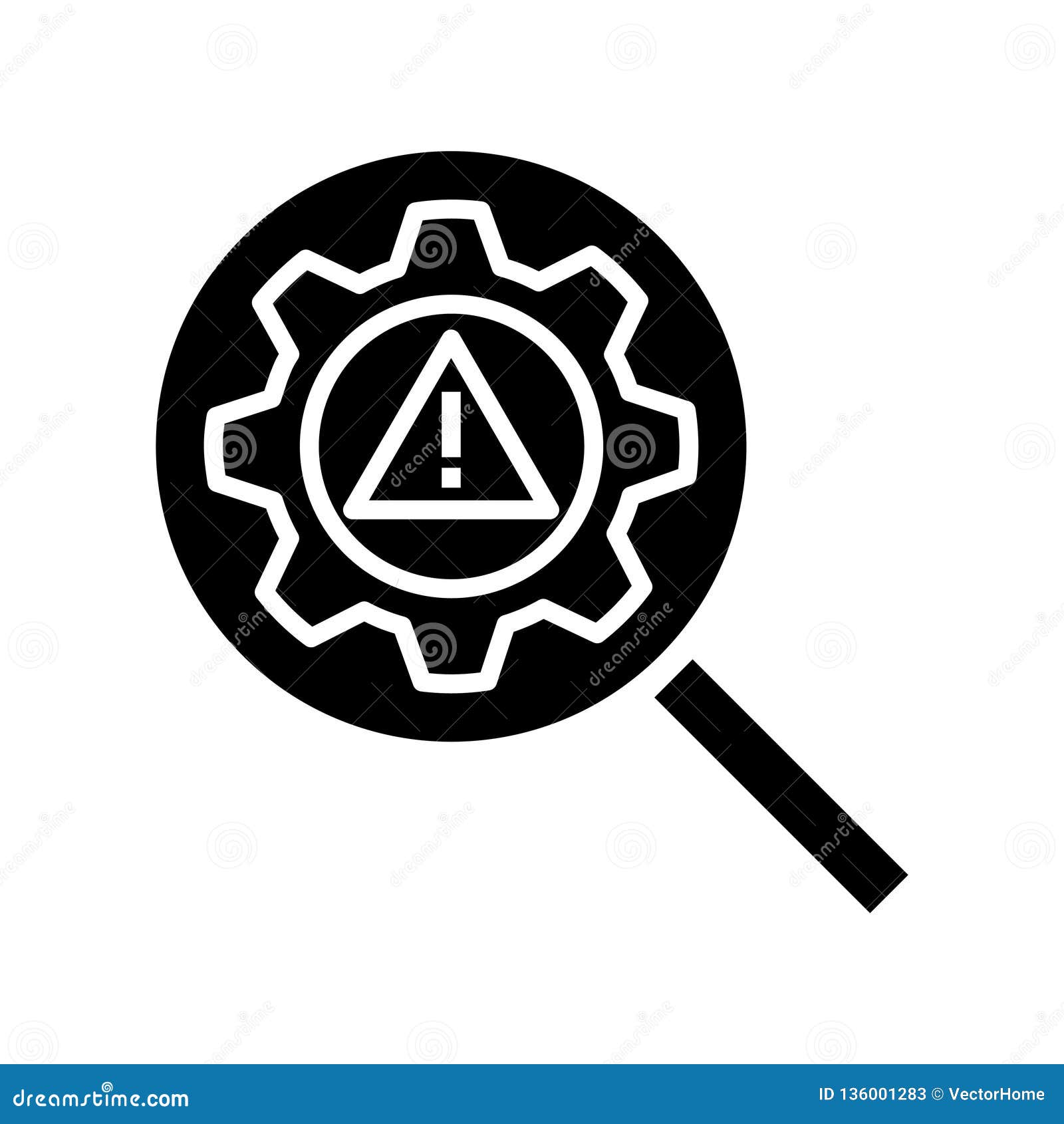 Risk Icon, Vector Illustration Stock Vector - Illustration of analysis ...