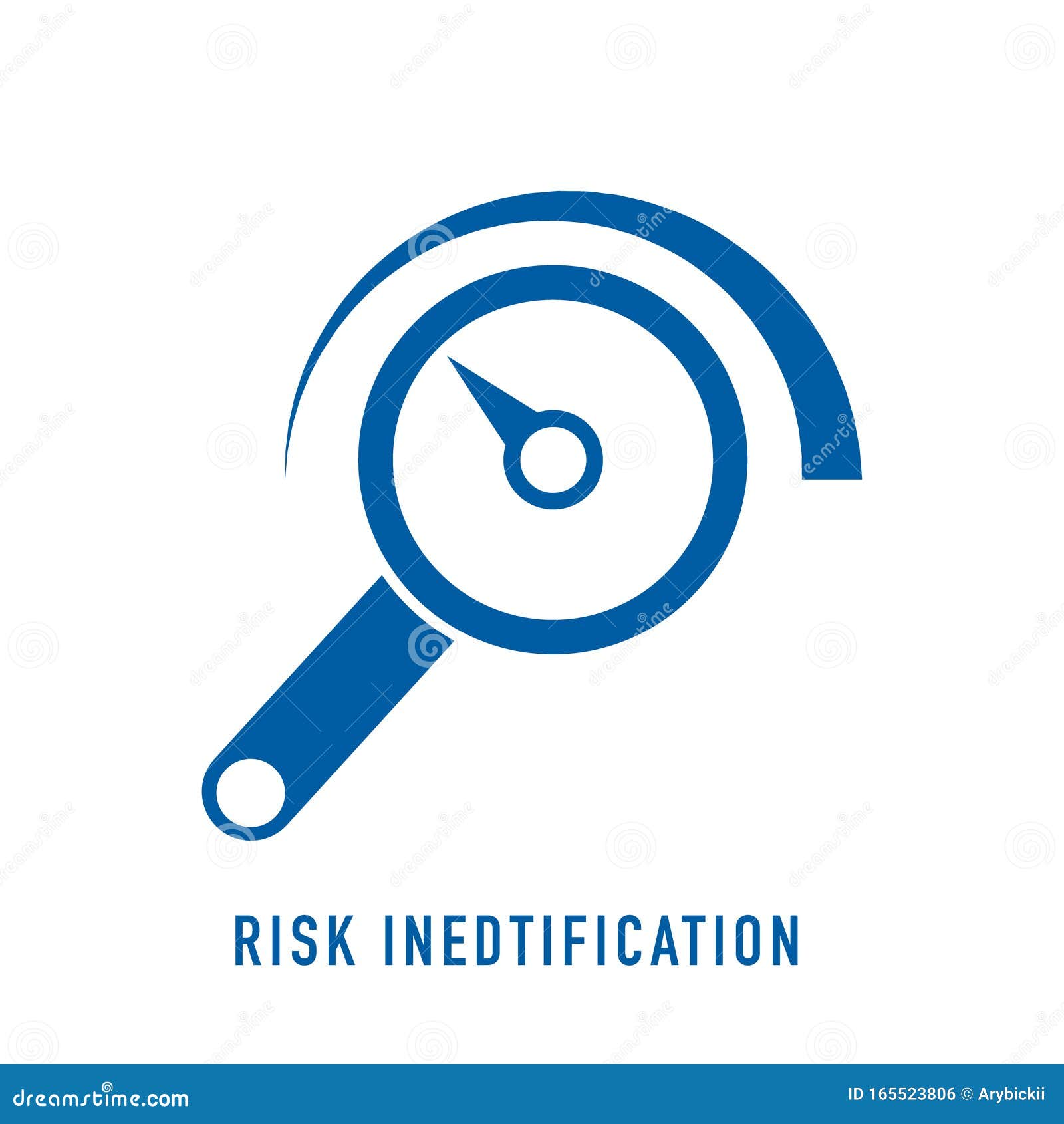 Risk Identification Icon. Simple Element Illustration. Vector Icon ... Risk Identification Icon. Simple Element Illustration. Vector Icon ...