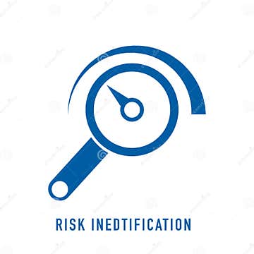 Risk Identification Icon. Simple Element Illustration. Vector Icon ...