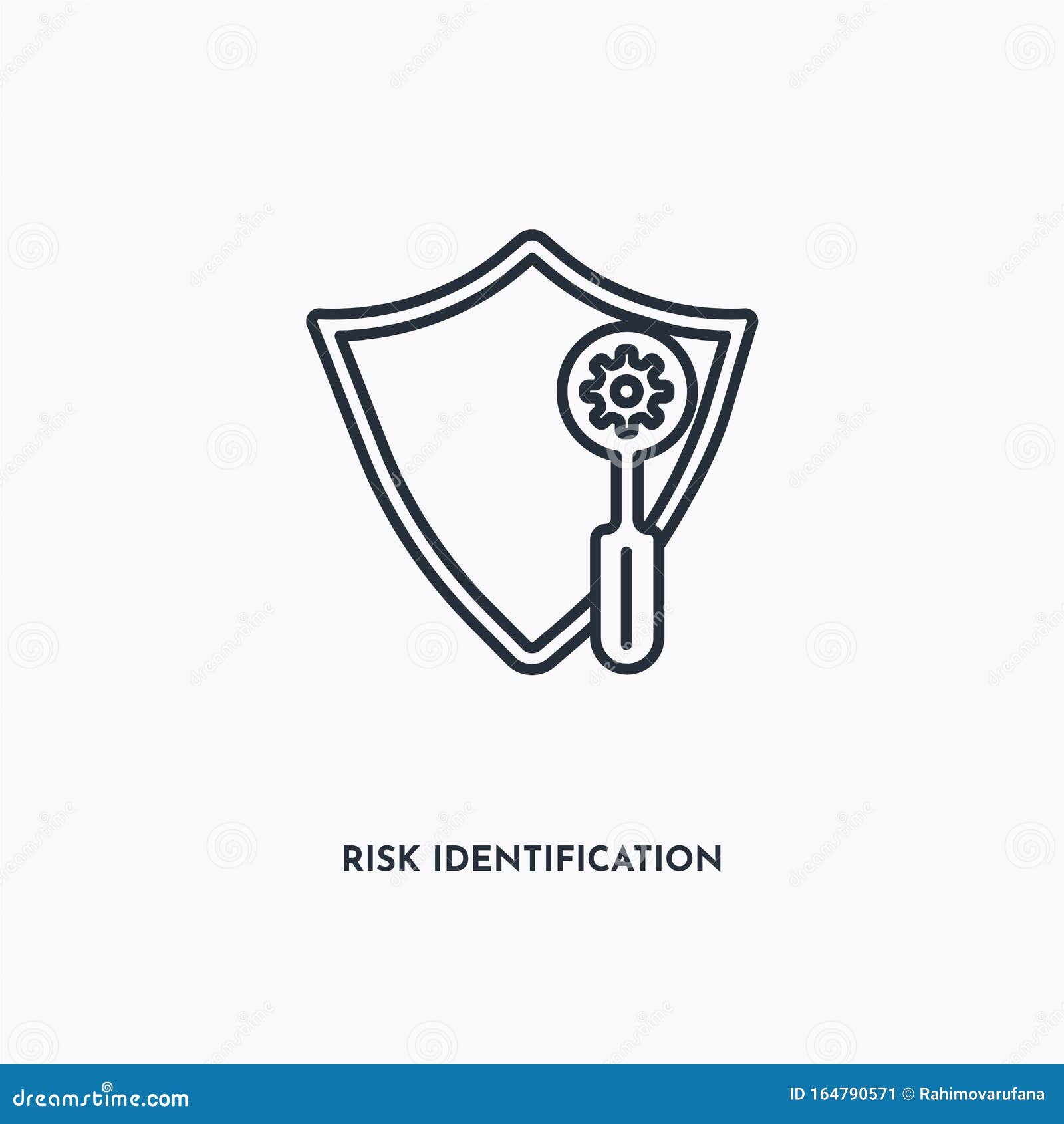 Risk Identification Outline Icon. Simple Linear Element Illustration ... Risk Identification Outline Icon. Simple Linear Element Illustration ...