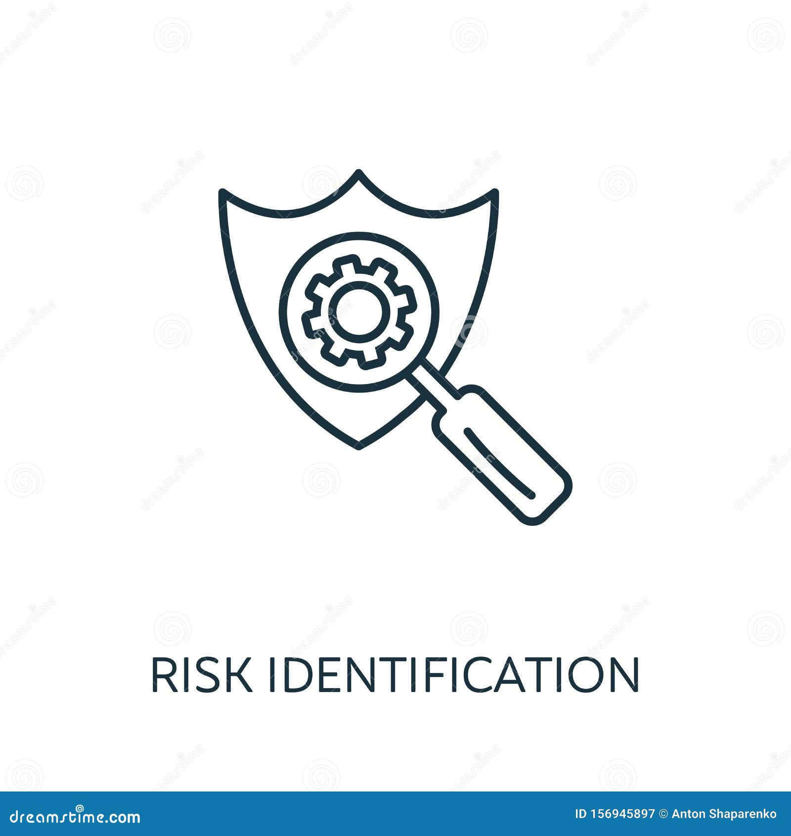 Risk Identification Outline Icon. Simple Linear Element Illustration ... Risk Identification Outline Icon. Simple Linear Element Illustration ...