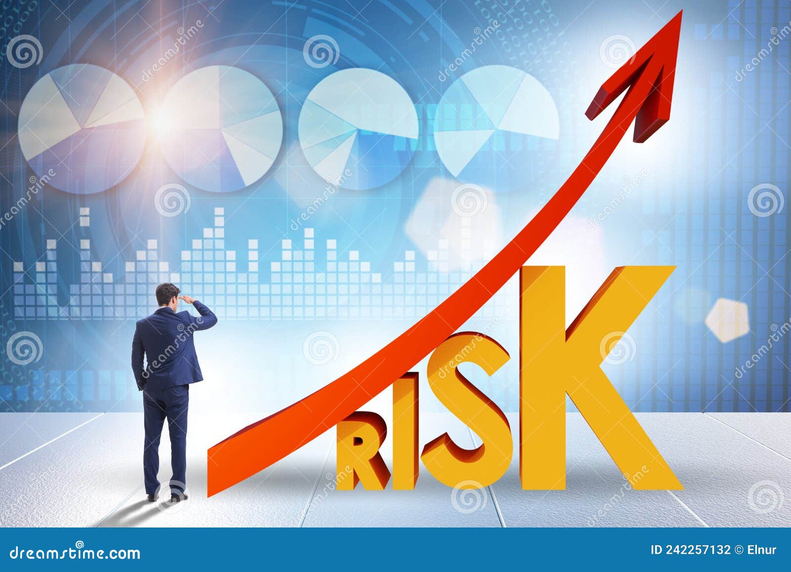 Risk Increase Concept in Management Stock Photo - Image of hazard ...