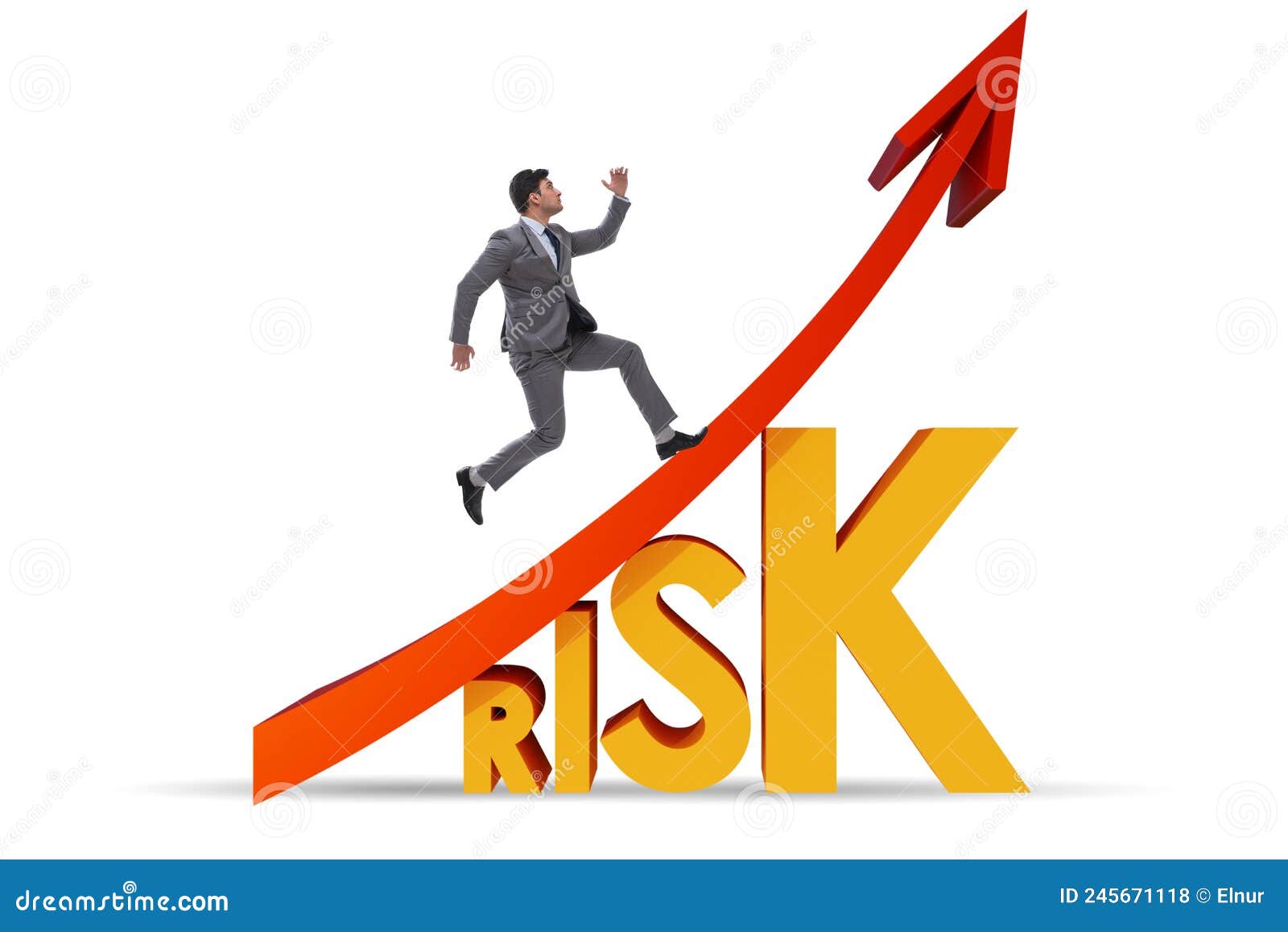 Risk Increase Concept in Management Stock Photo - Image of probability ...