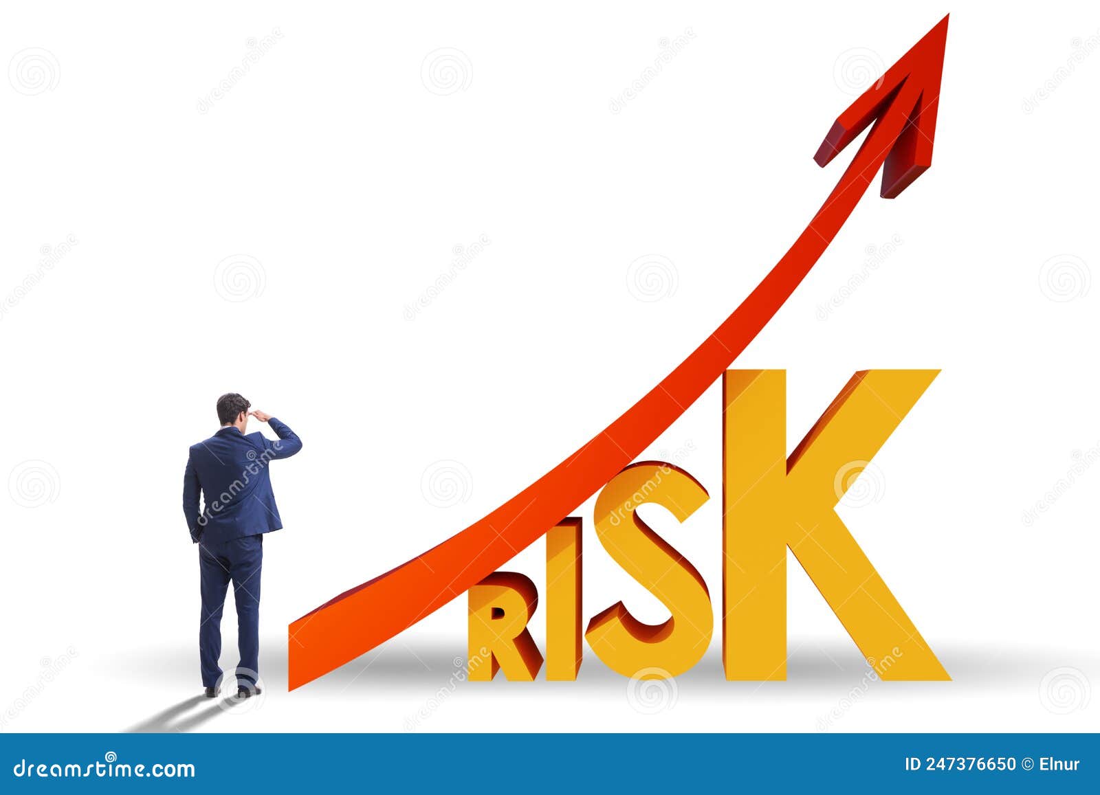 Risk Increase Concept in Management Stock Photo - Image of safety ...