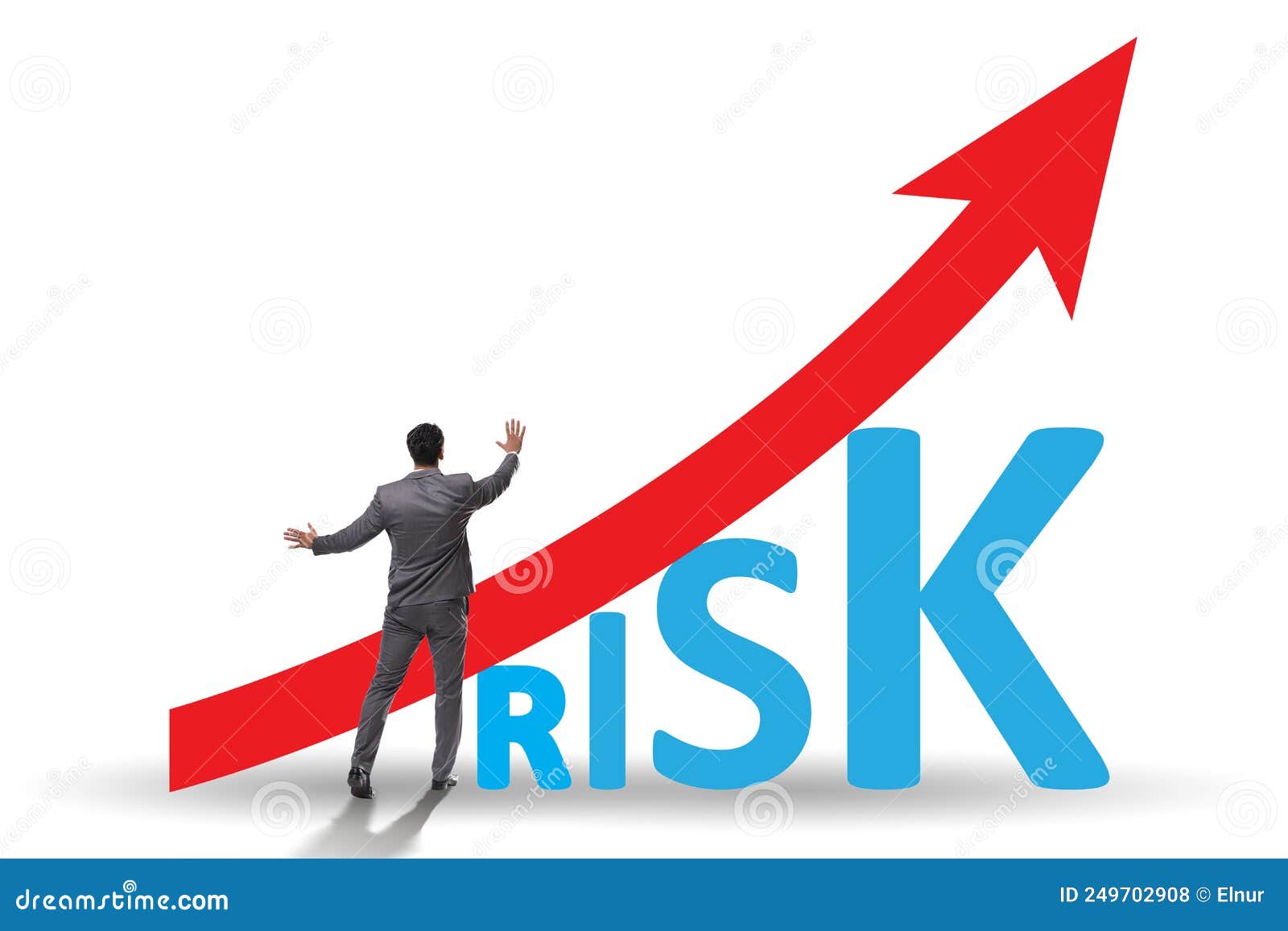 Risk Increase Concept in Management Stock Photo - Image of plan, assess ...