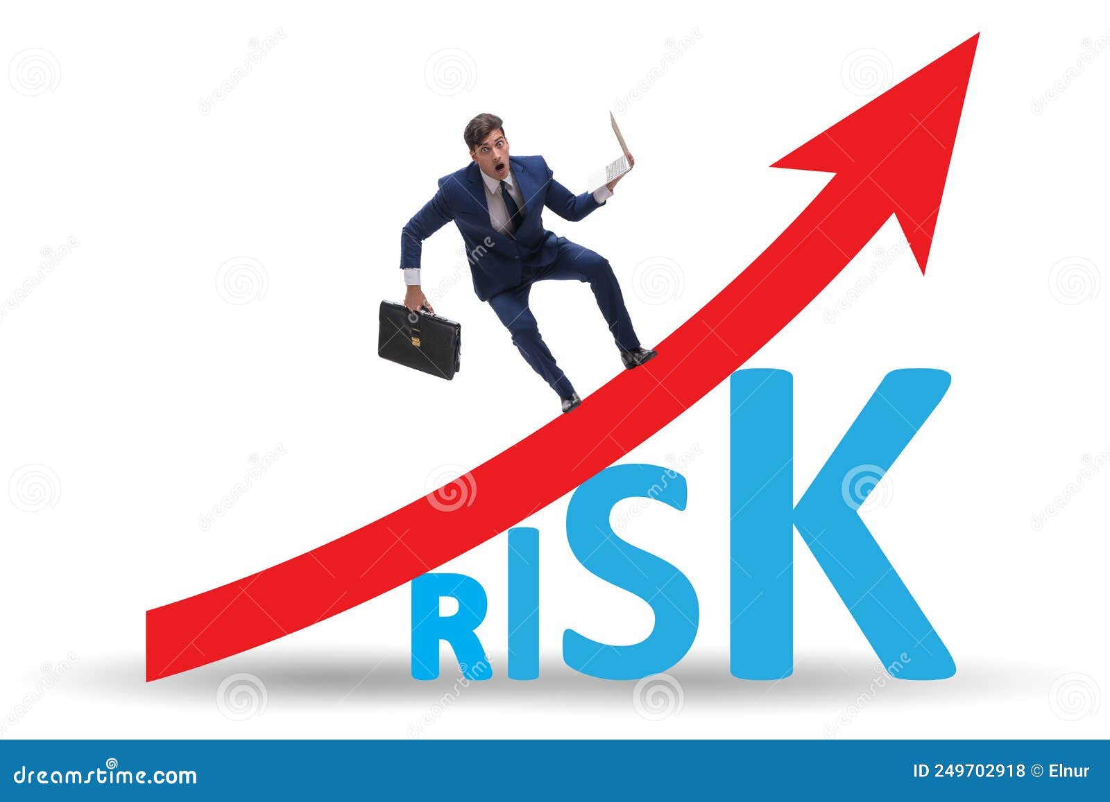 Risk Increase Concept in Management Stock Photo - Image of measurement ...