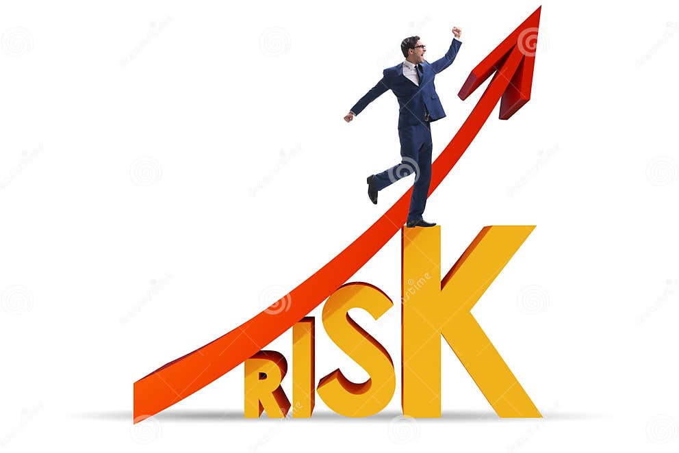 Risk Increase Concept in Management Stock Photo - Image of medium ...