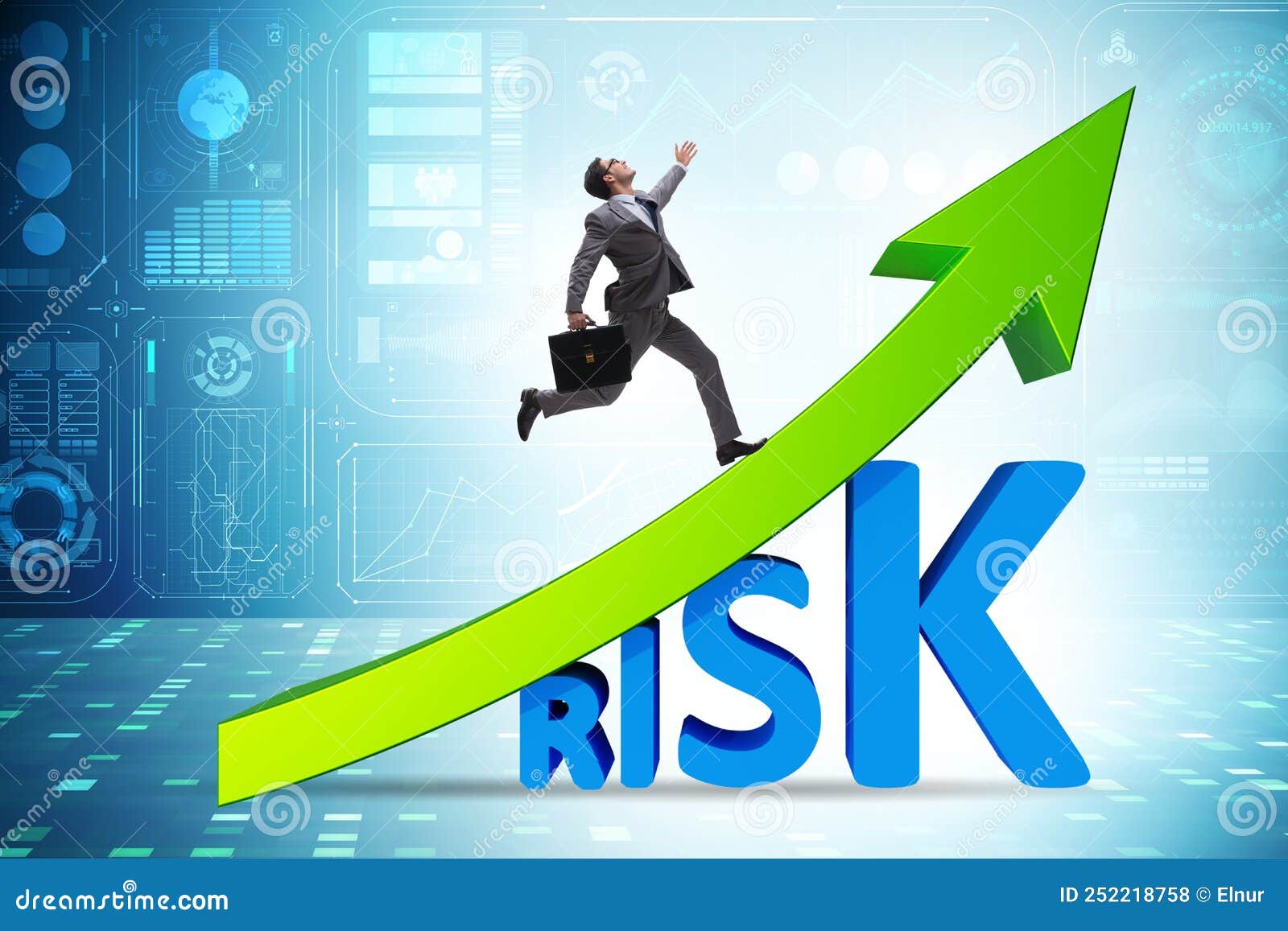 Risk Increase Concept in Management Stock Photo - Image of risky ...