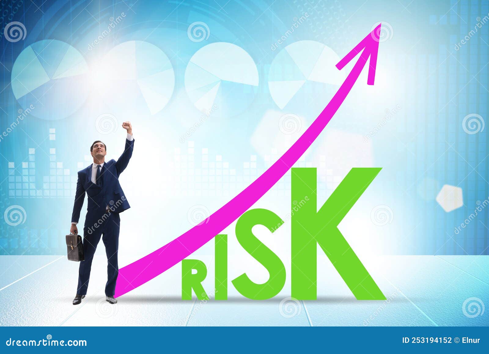 Risk Increase Concept in Management Stock Photo - Image of concept ...