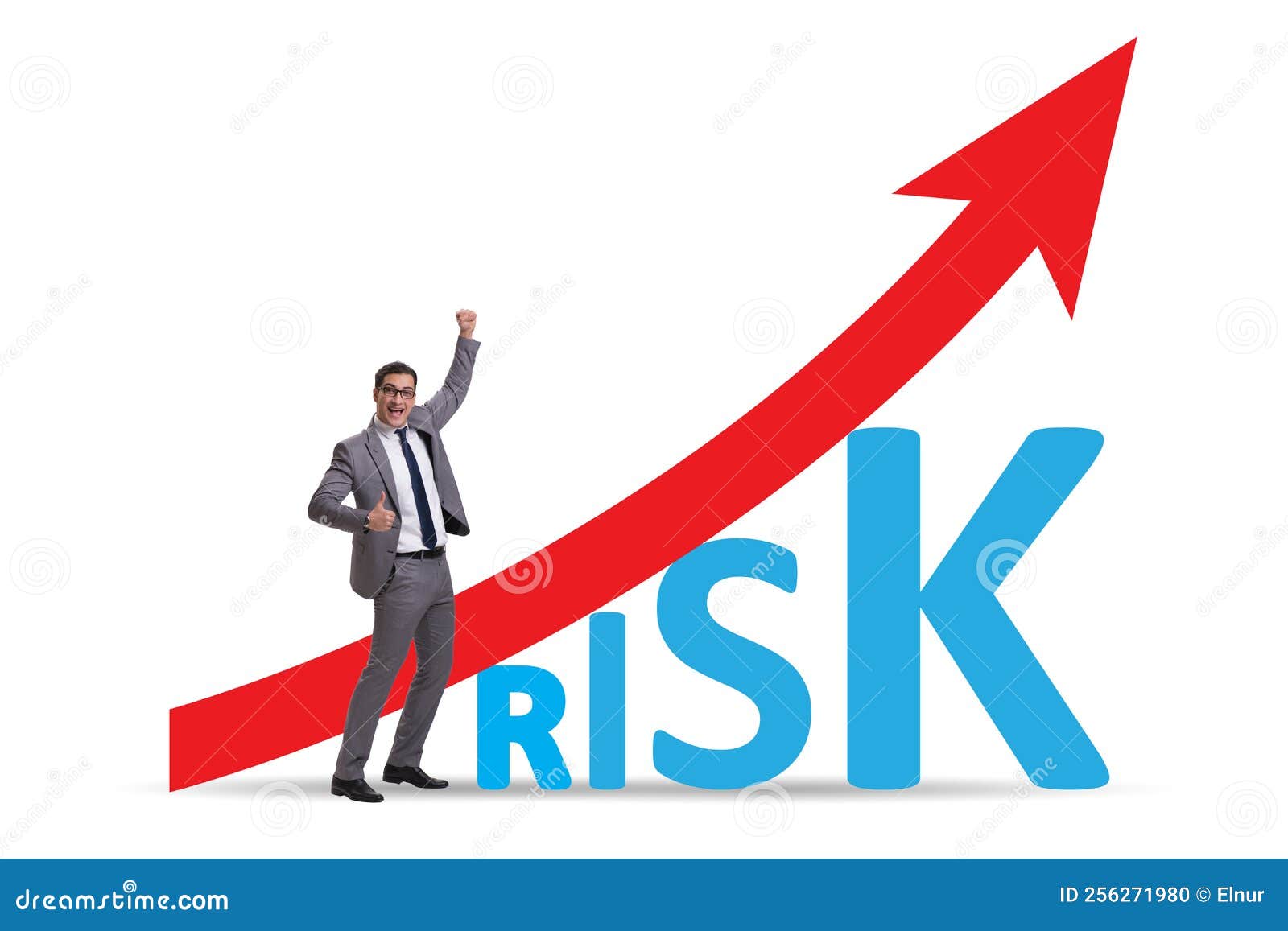 Risk Increase Concept in Management Stock Photo - Image of risky ...