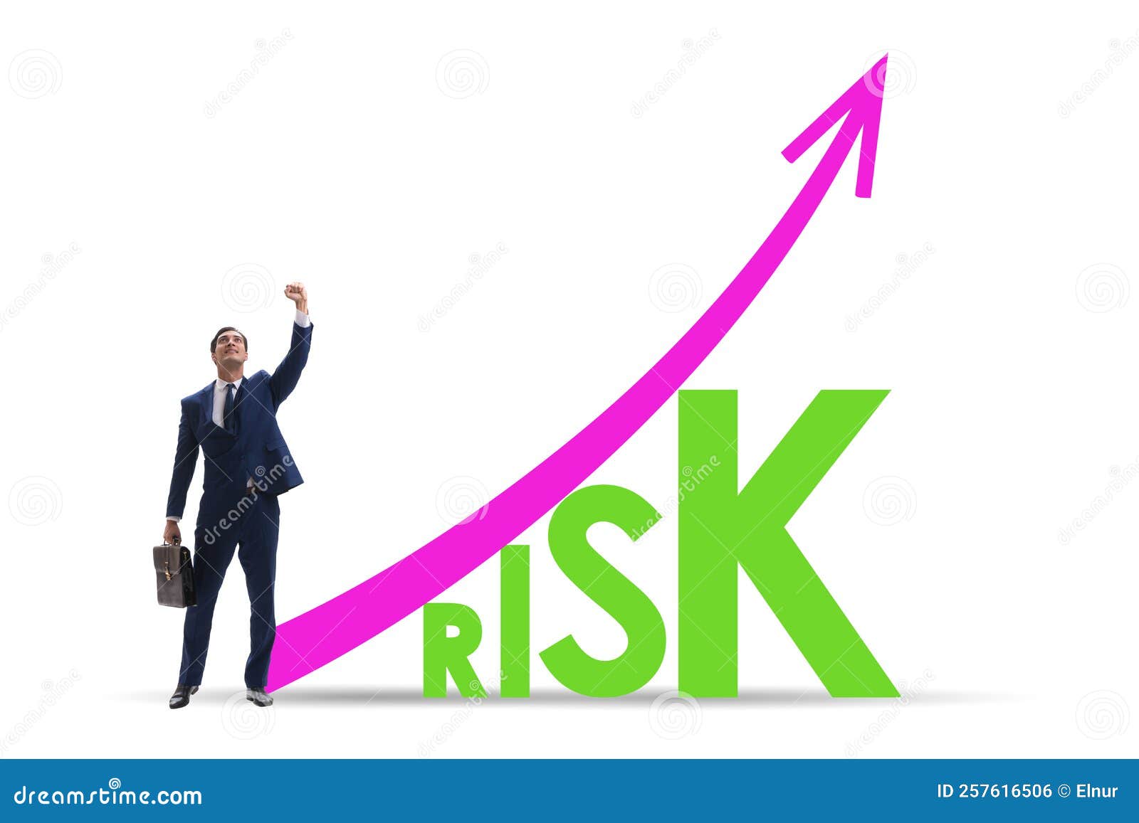Risk Increase Concept in Management Stock Photo - Image of enterprise ...