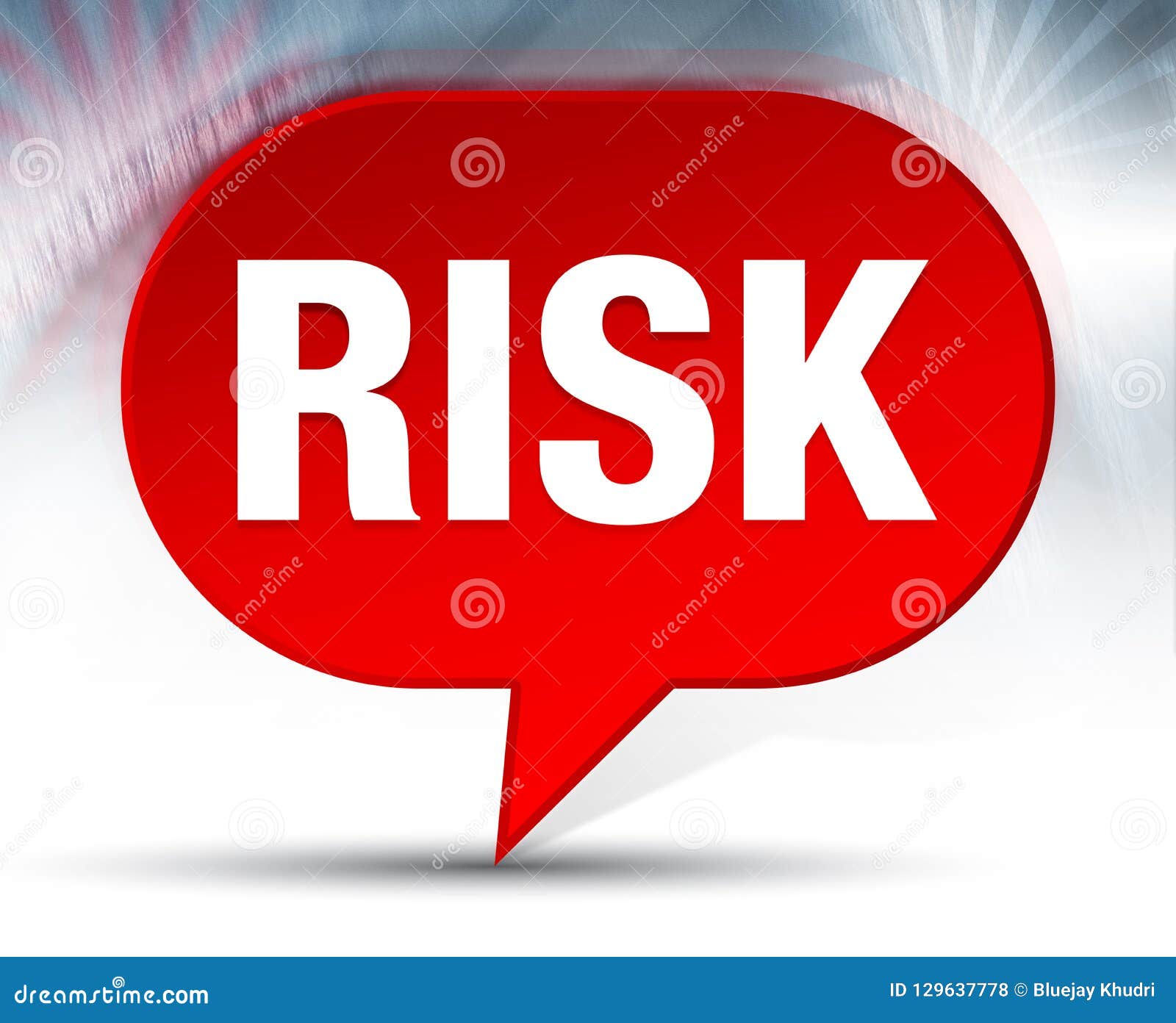 Risk Red Bubble Background stock illustration. Illustration of word ...