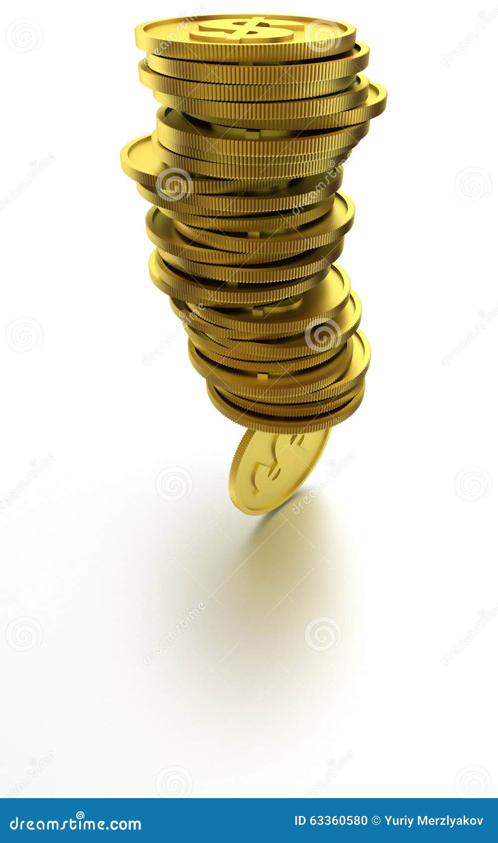 Risk of loss of money stock illustration. Illustration of investment ...